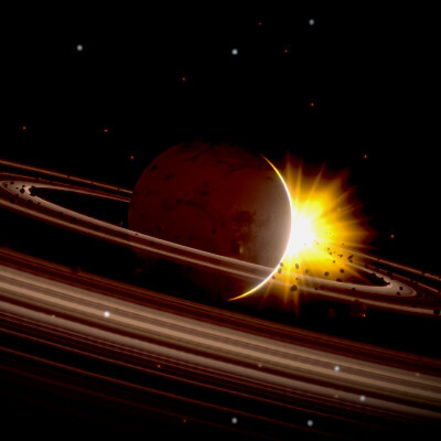 Planet With Rings - 3D Model by FPSunreal