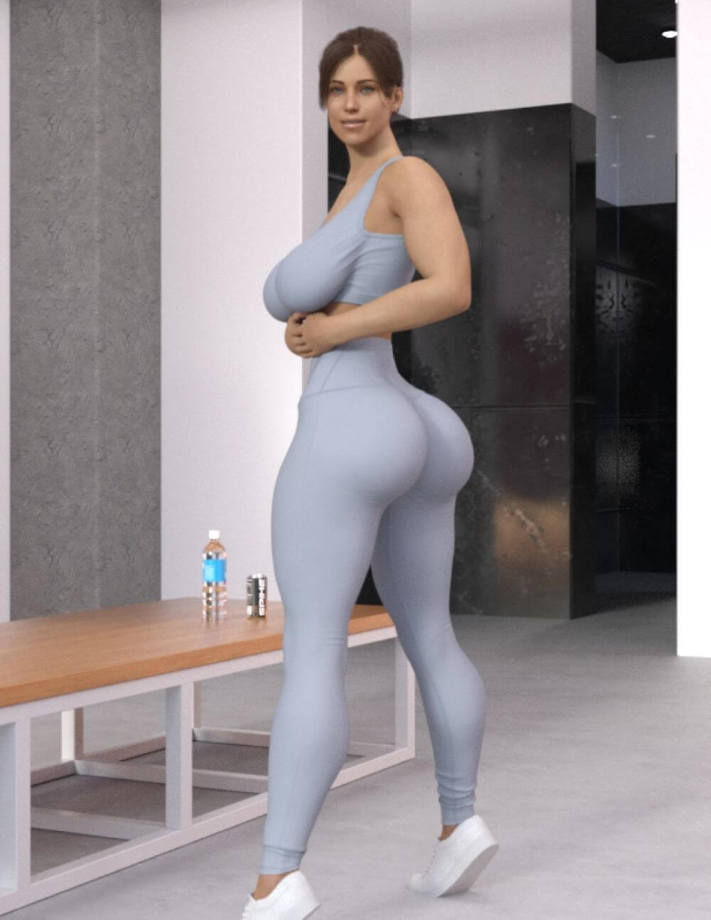 Lara 3D Render, Digital Art by franco