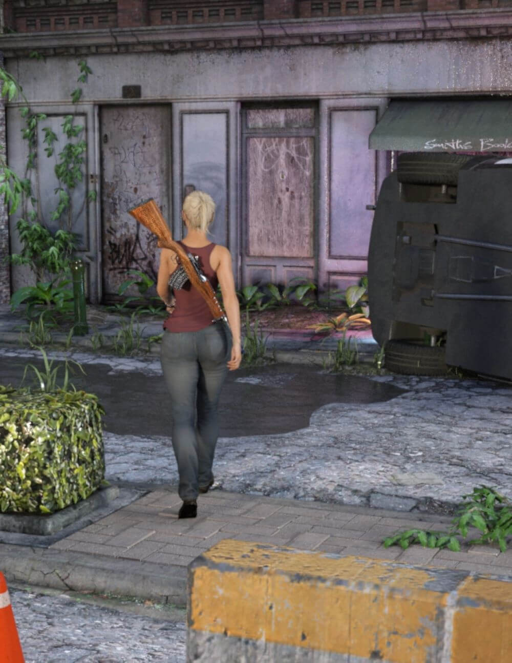 Luana the bad 3D Render, Digital Art by franco