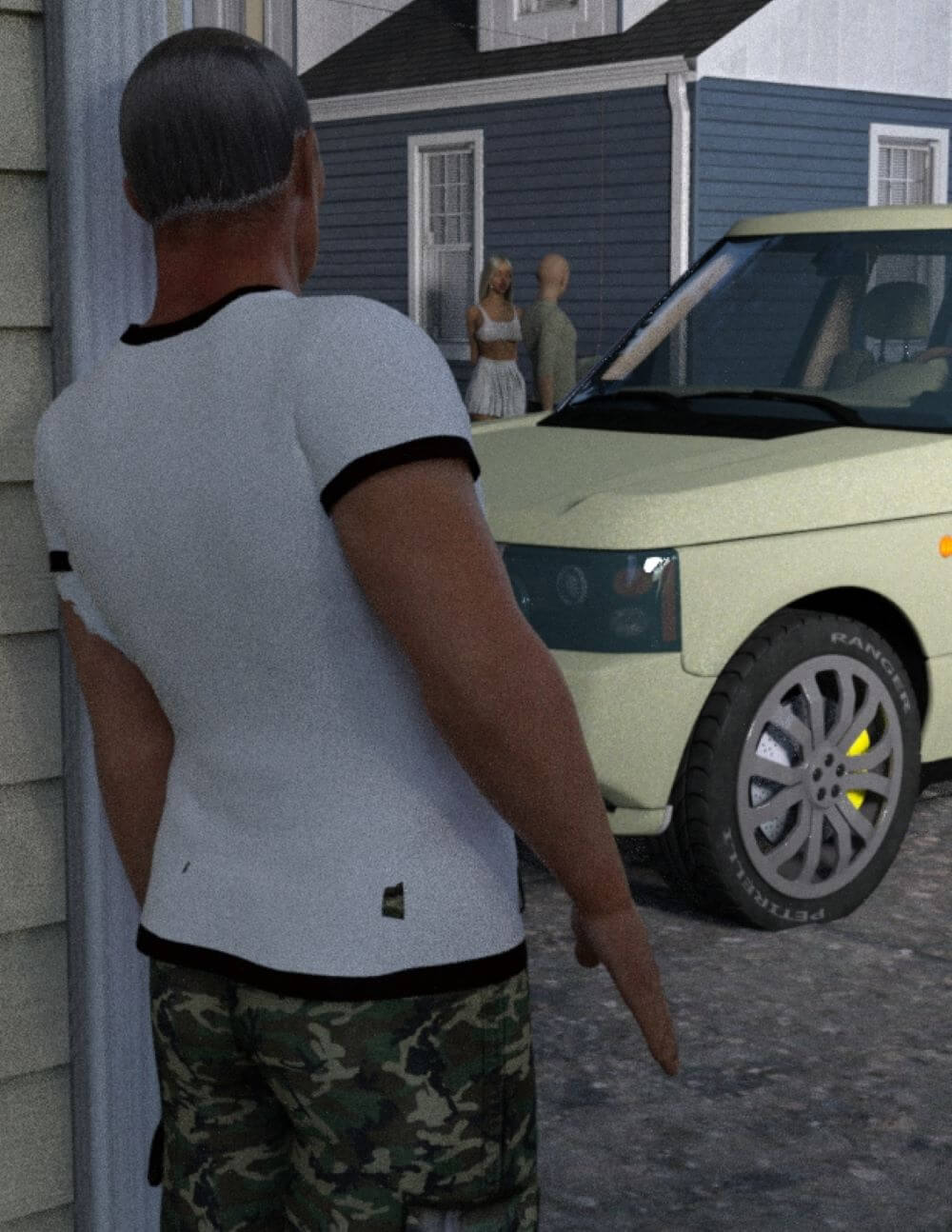 Sara 3D Render, Digital Art by franco