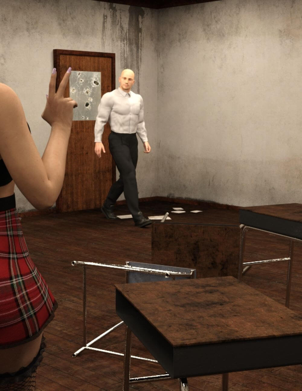 Sara 3D Render, Digital Art by franco