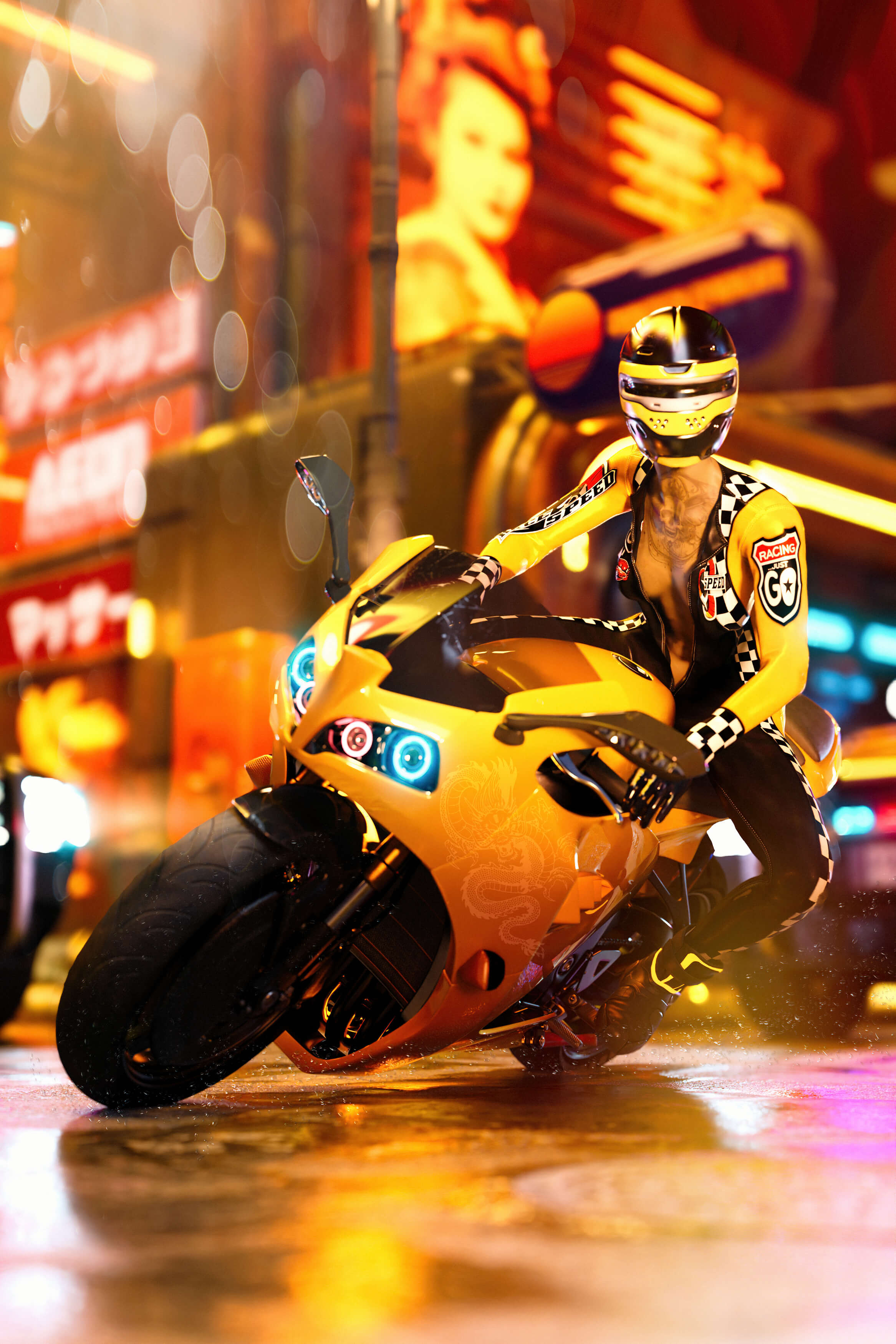 Joy Ride 3D Render, Digital Art by francobel