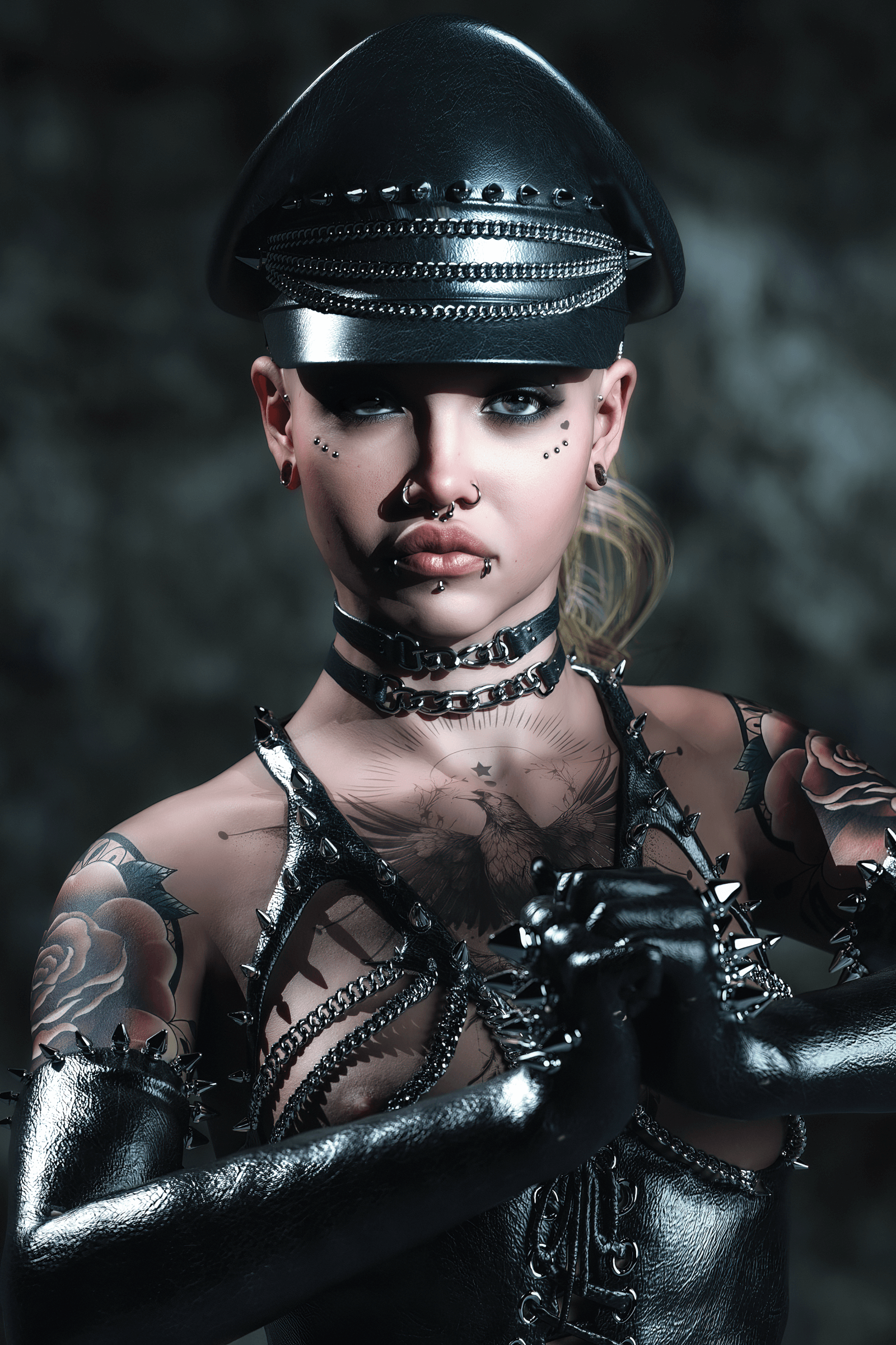 Spikes 3D Render, Digital Art by francobel