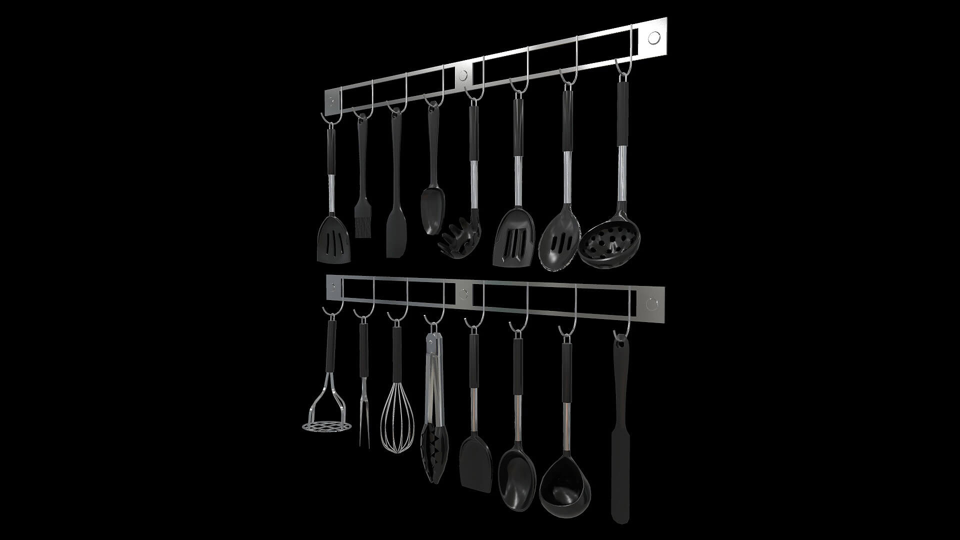 Kitchen Utensils Bundle - 3D Model by Franklin Fireheart