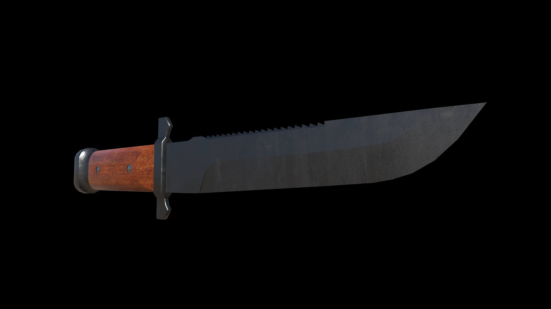Military Combat Knife AB-0200 Replica 3D Model by Franklin Fireheart