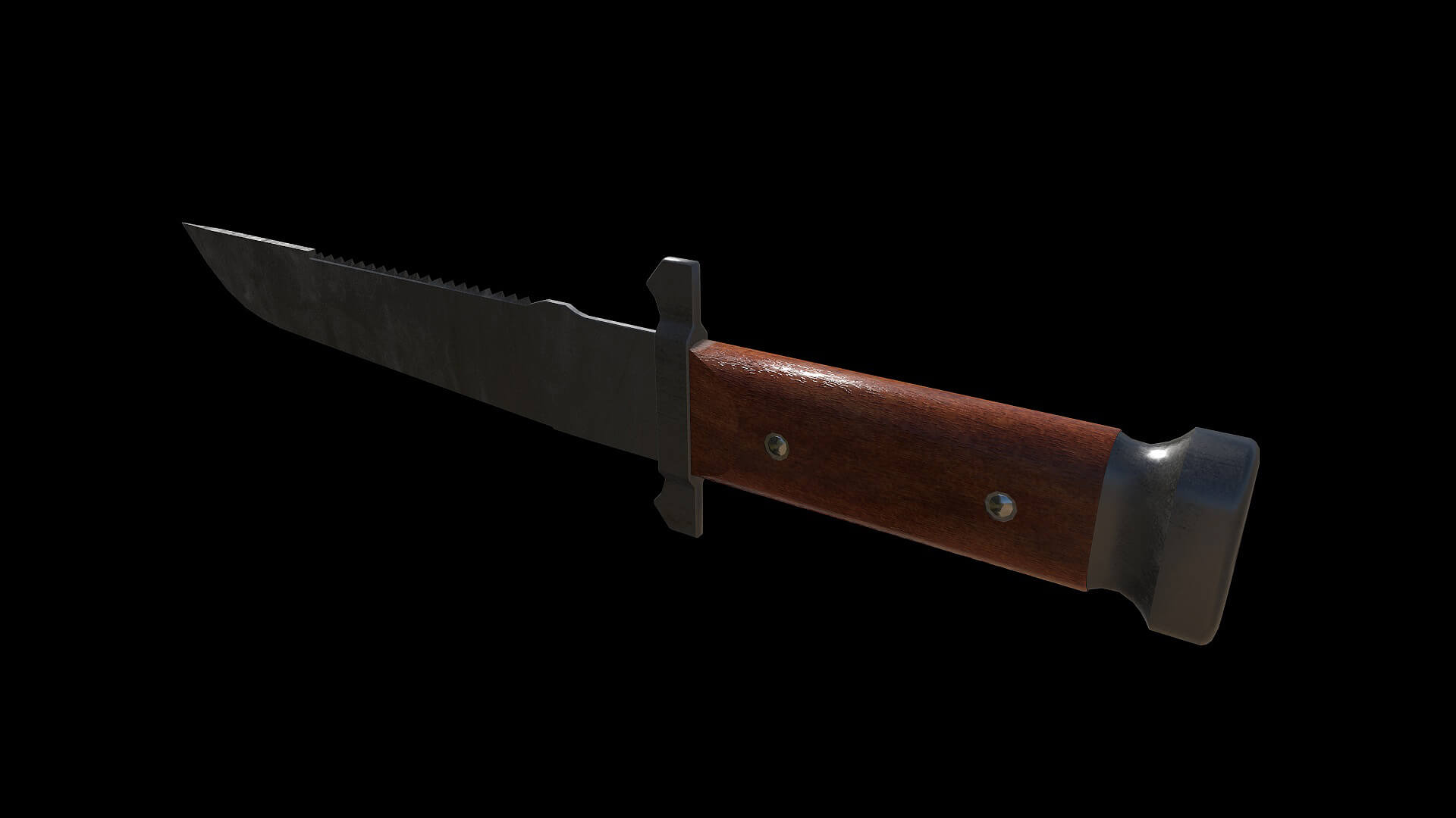 Military Combat Knife AB-0200 Replica 3D Model by Franklin Fireheart