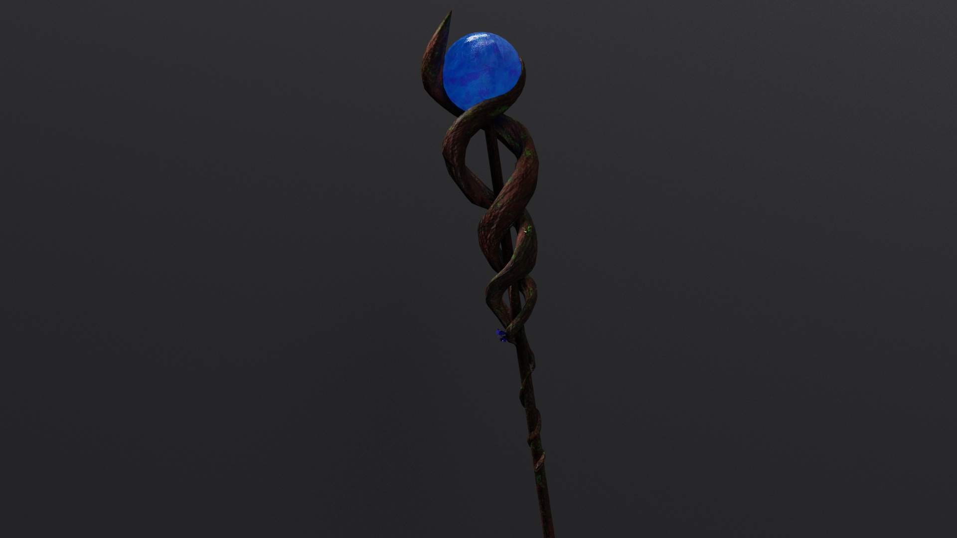 Magic Staff - 3D Model by FranVergara