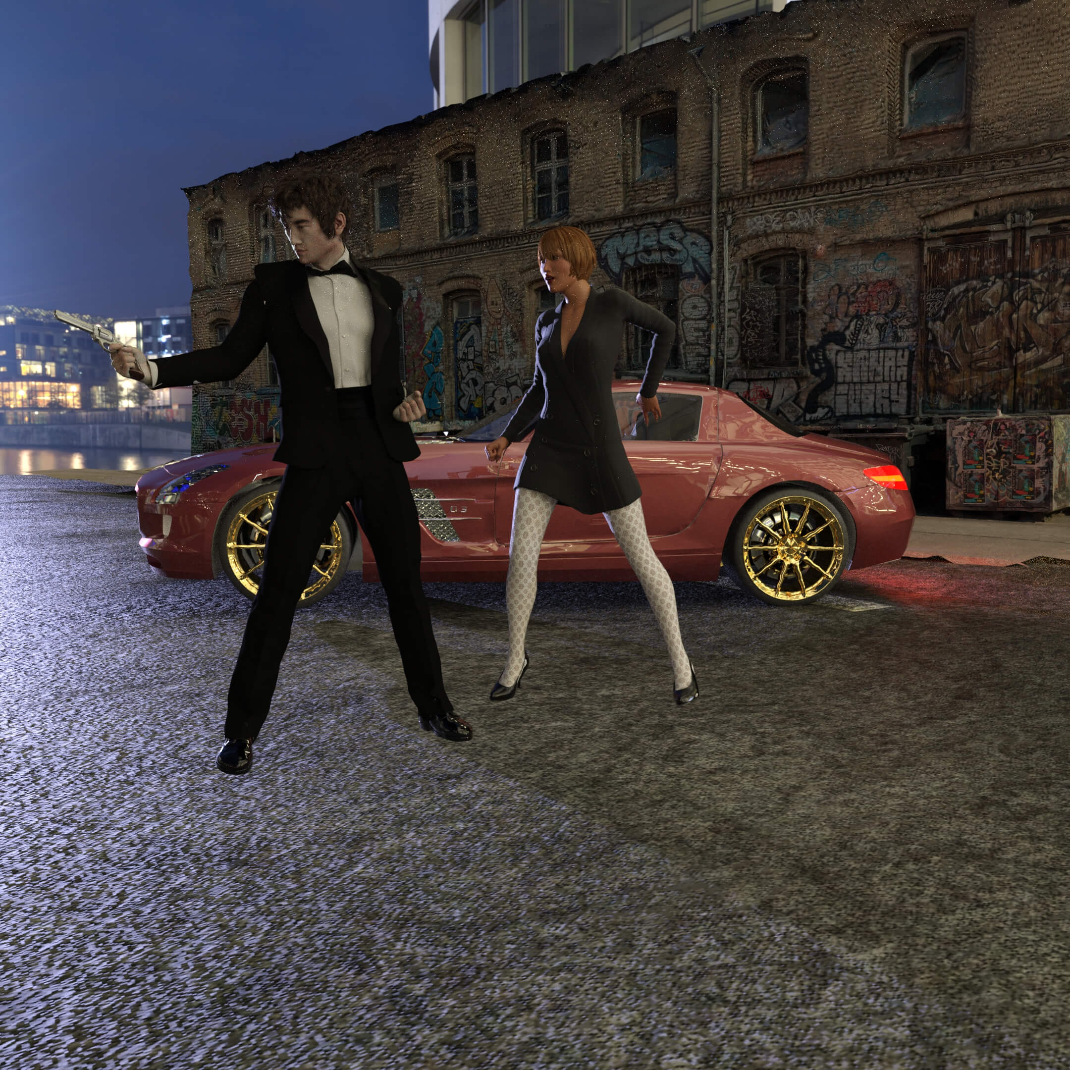 Danger Close 3D Render | RenderHub Gallery