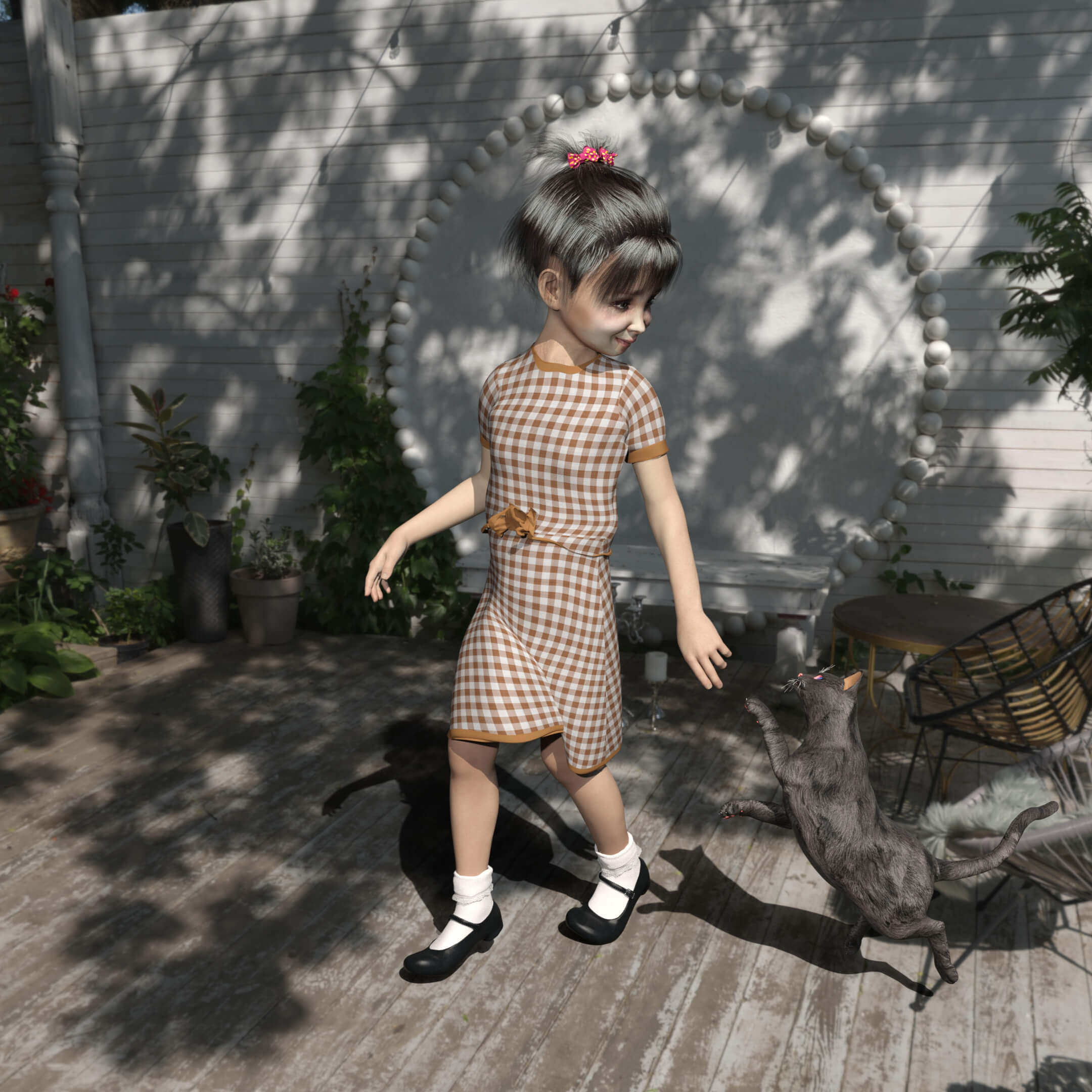 Kitty 3D Render, Digital Art by Freddyx