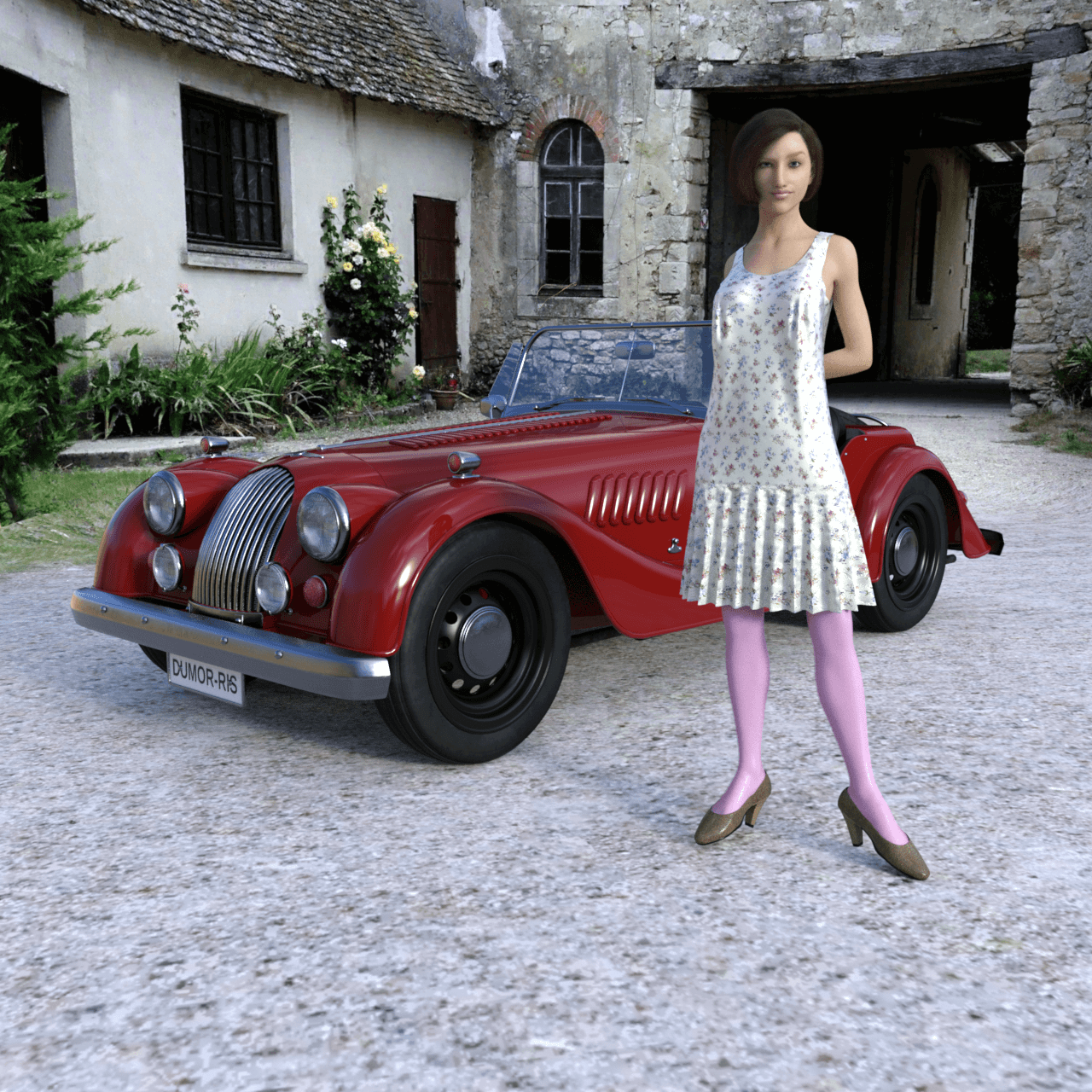 Somewhere in Time 3D Render, Digital Art by Freddyx