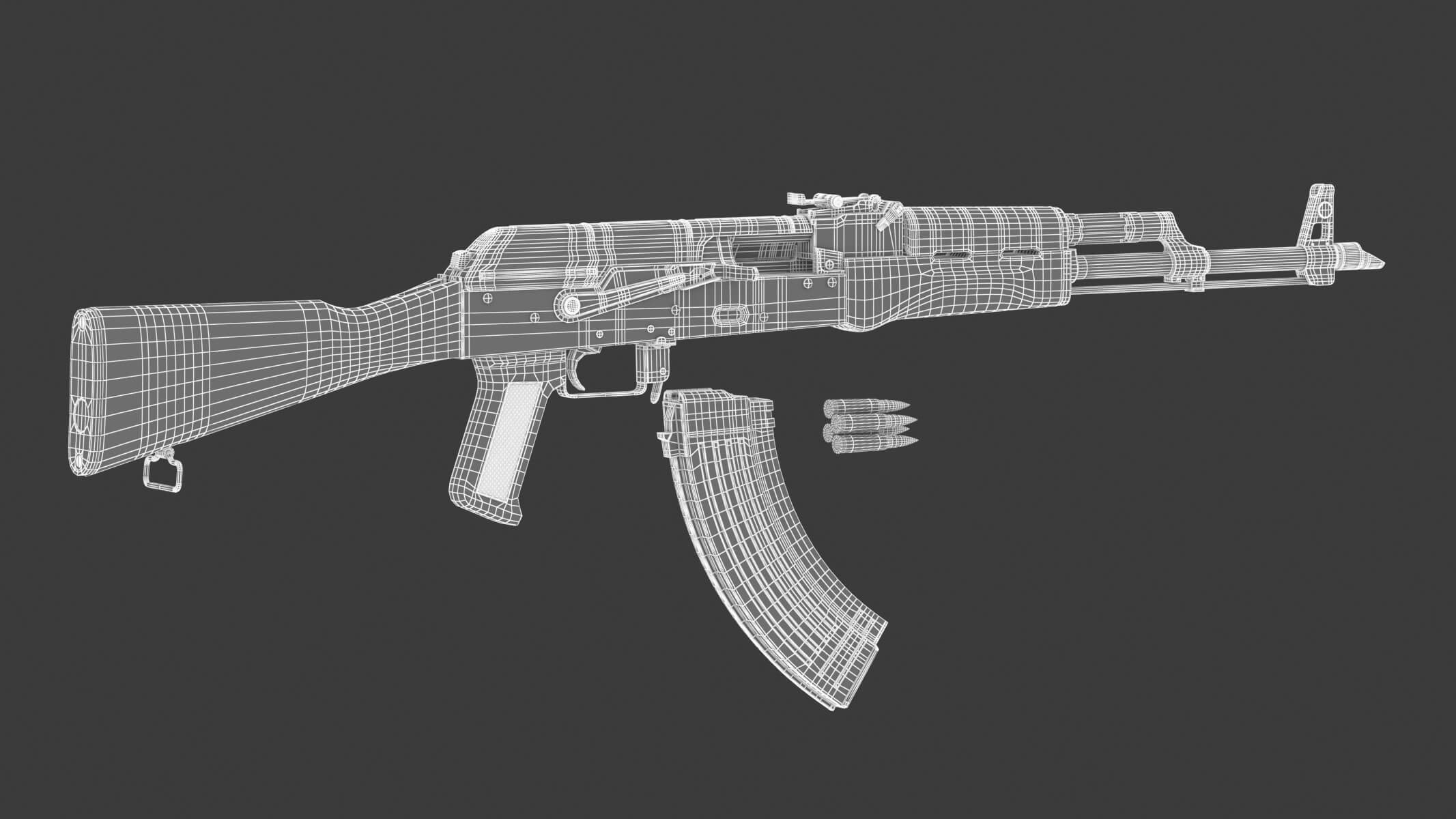 AKM - 3D Model by frezzy