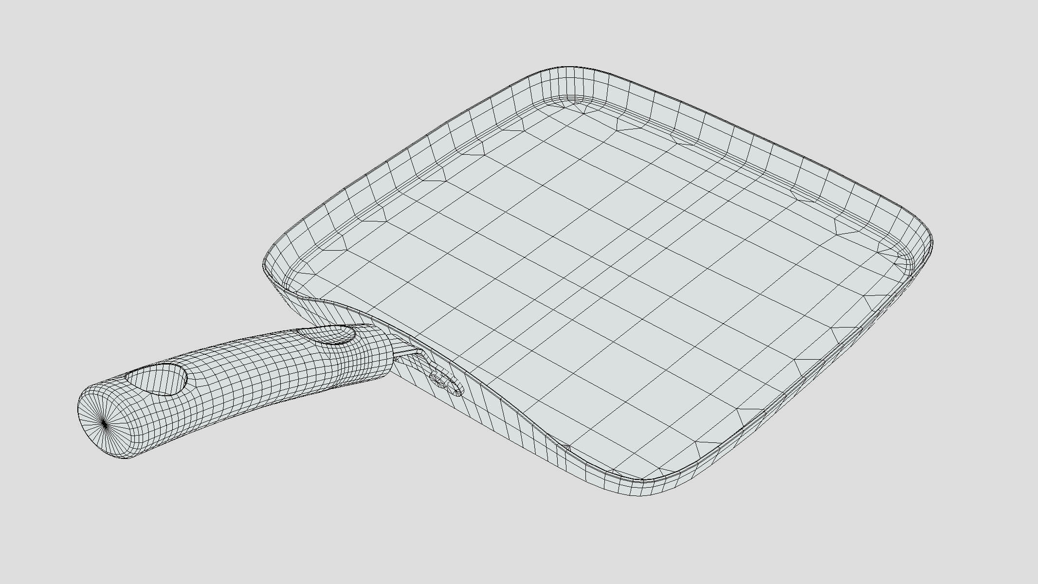 10 Inch Griddle Low Poly - 3D Model by frezzy