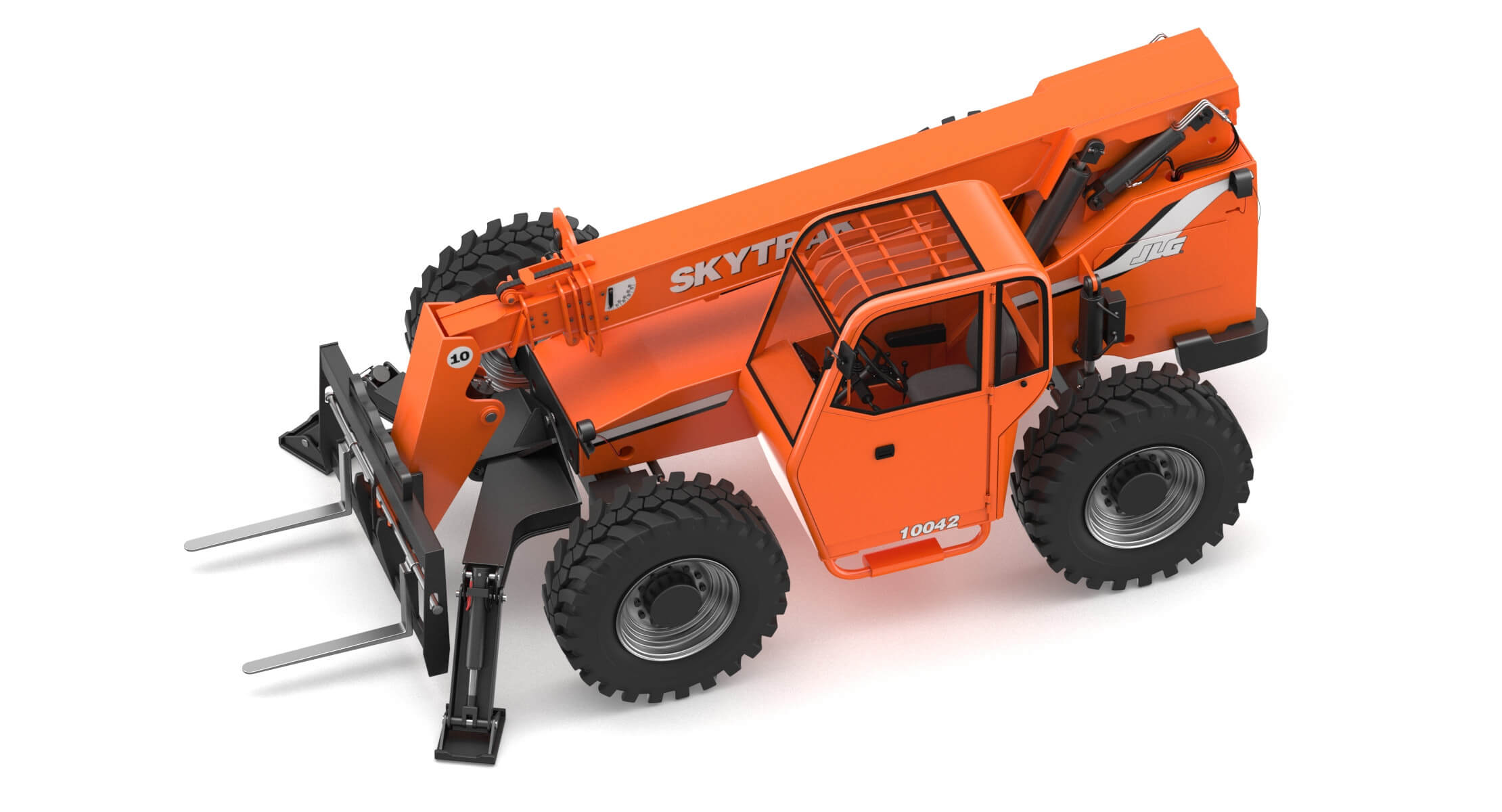10042 SkyTrak Telehandler - 3D Model by frezzy