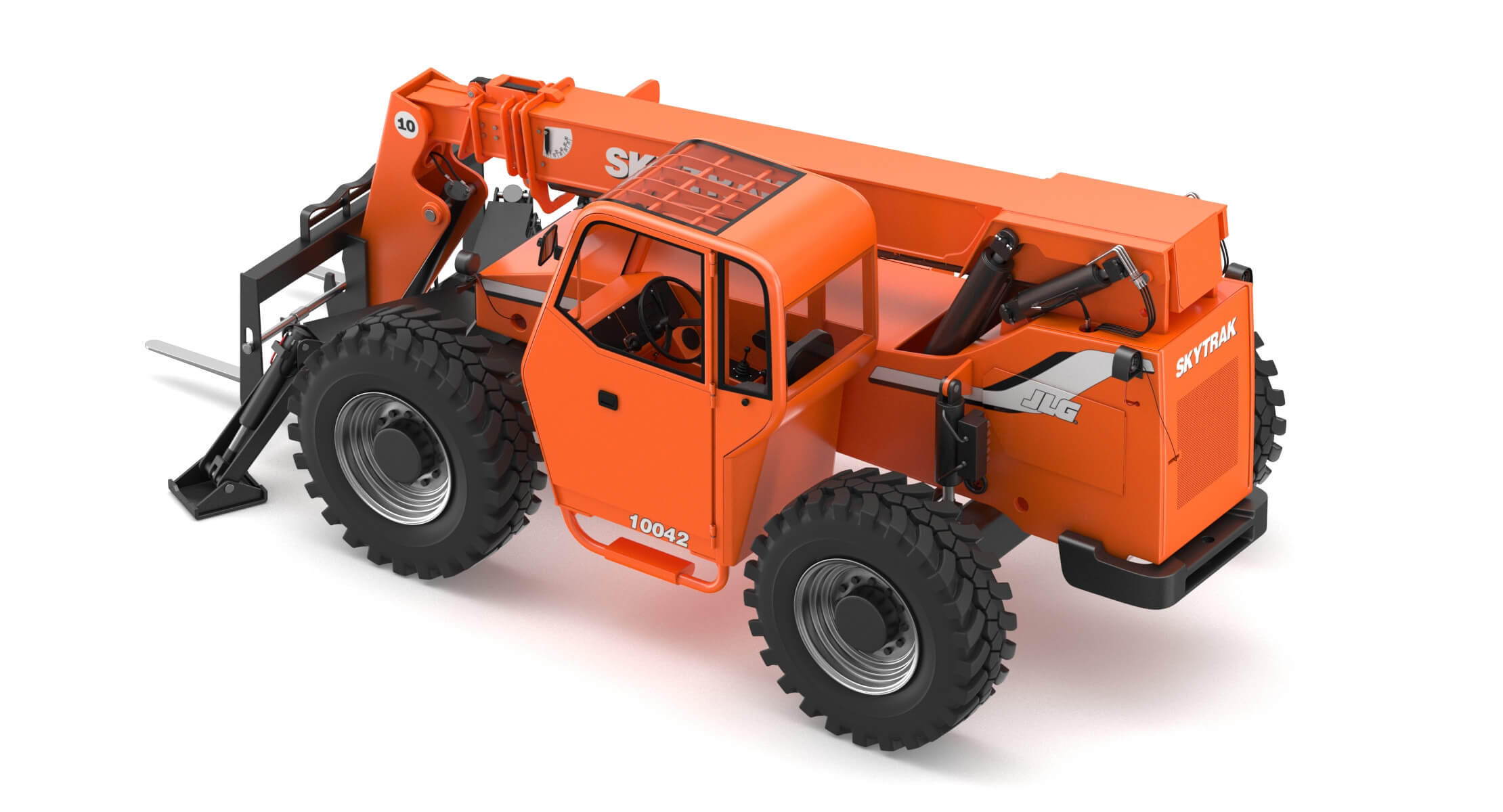 10042 SkyTrak Telehandler - 3D Model by frezzy