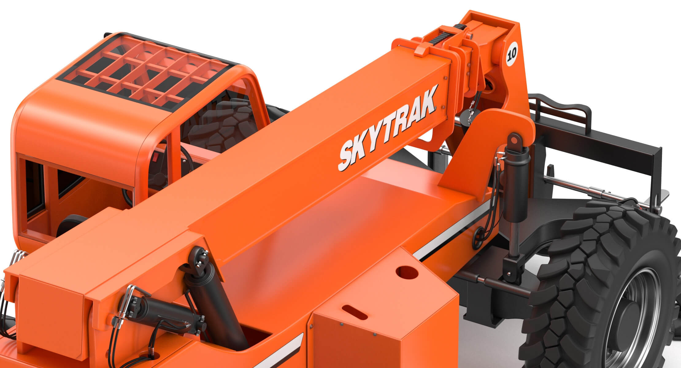 10042 SkyTrak Telehandler - 3D Model by frezzy