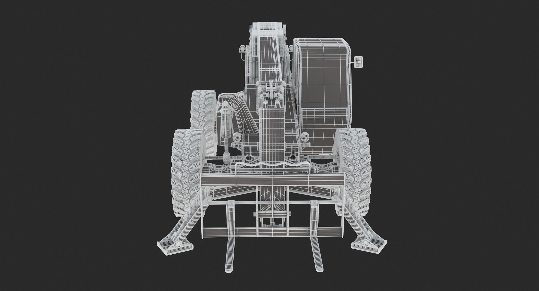 10042 SkyTrak Telehandler - 3D Model by frezzy