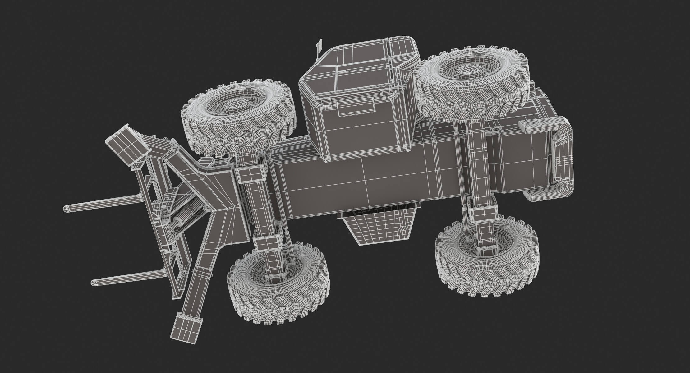 10042 SkyTrak Telehandler - 3D Model by frezzy