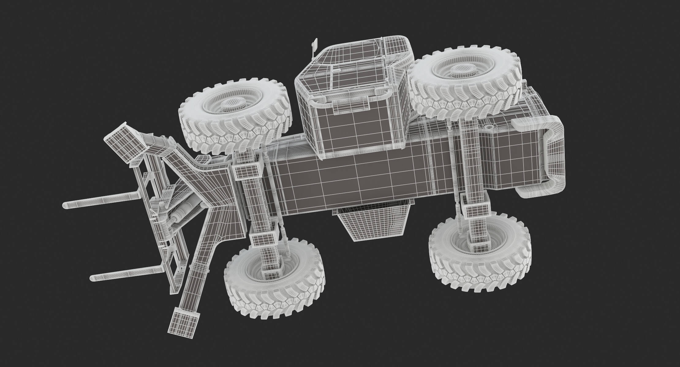 10042 SkyTrak Telehandler - 3D Model by frezzy