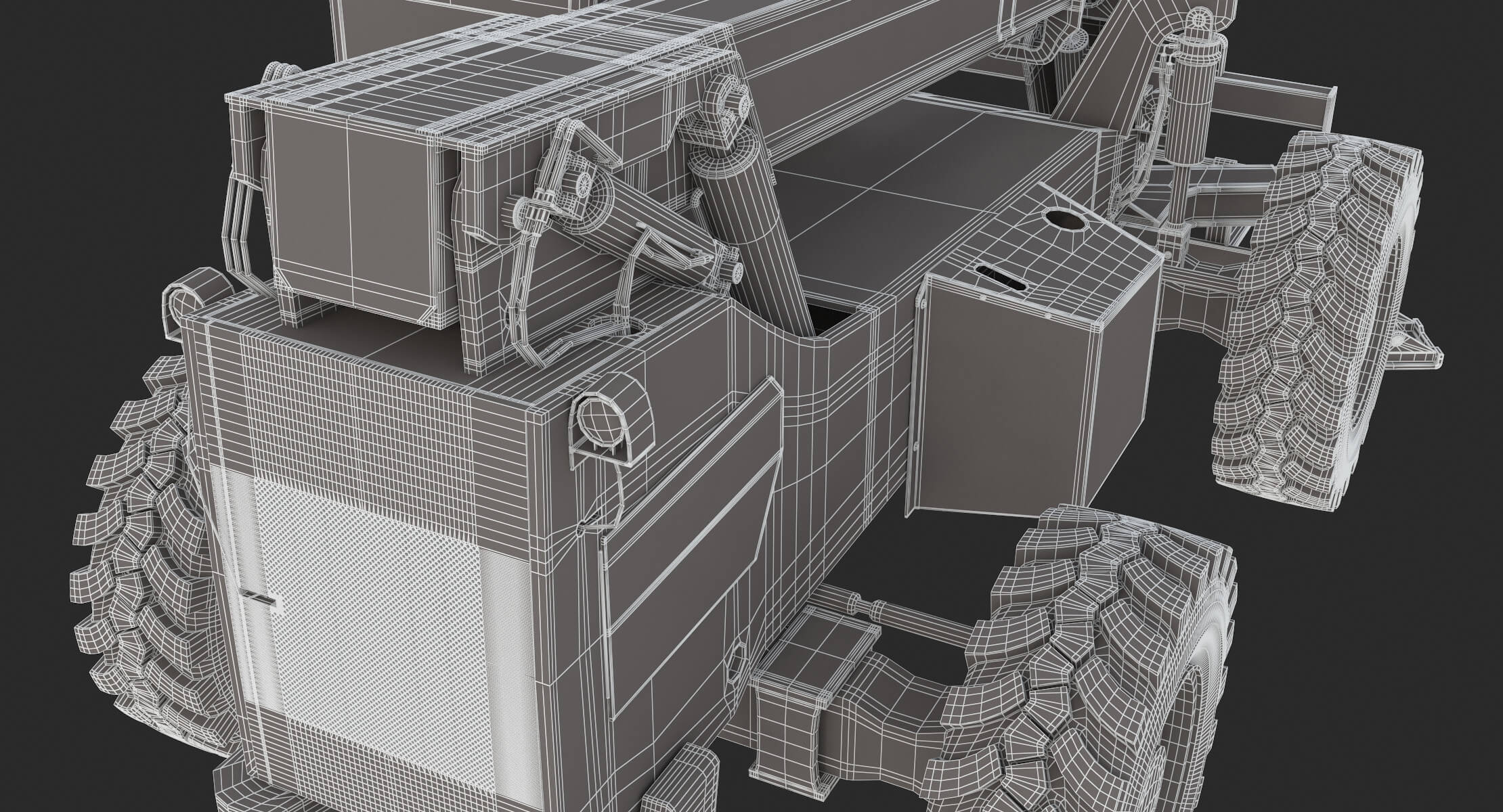 10042 SkyTrak Telehandler - 3D Model by frezzy