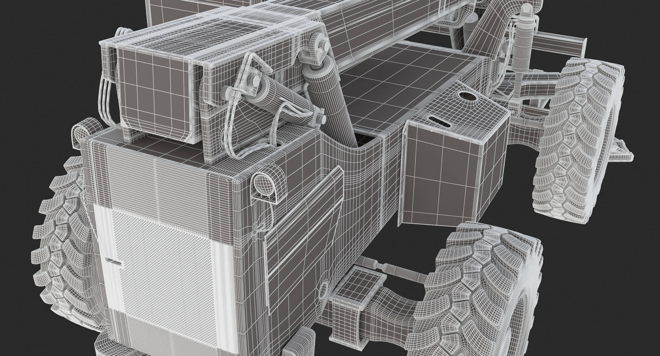 10042 SkyTrak Telehandler - 3D Model by frezzy