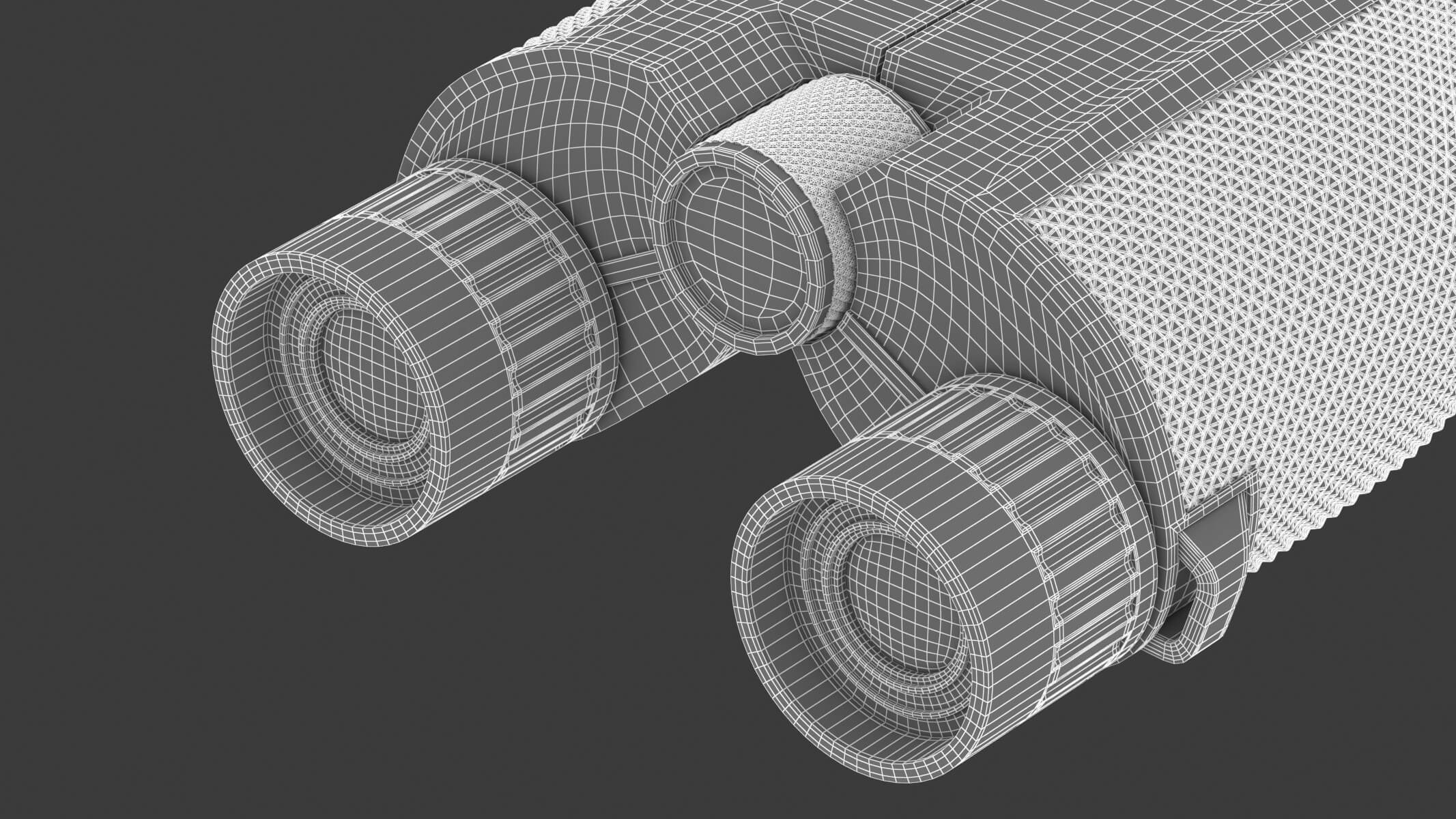 10x25mm Binocular - 3D Model by frezzy