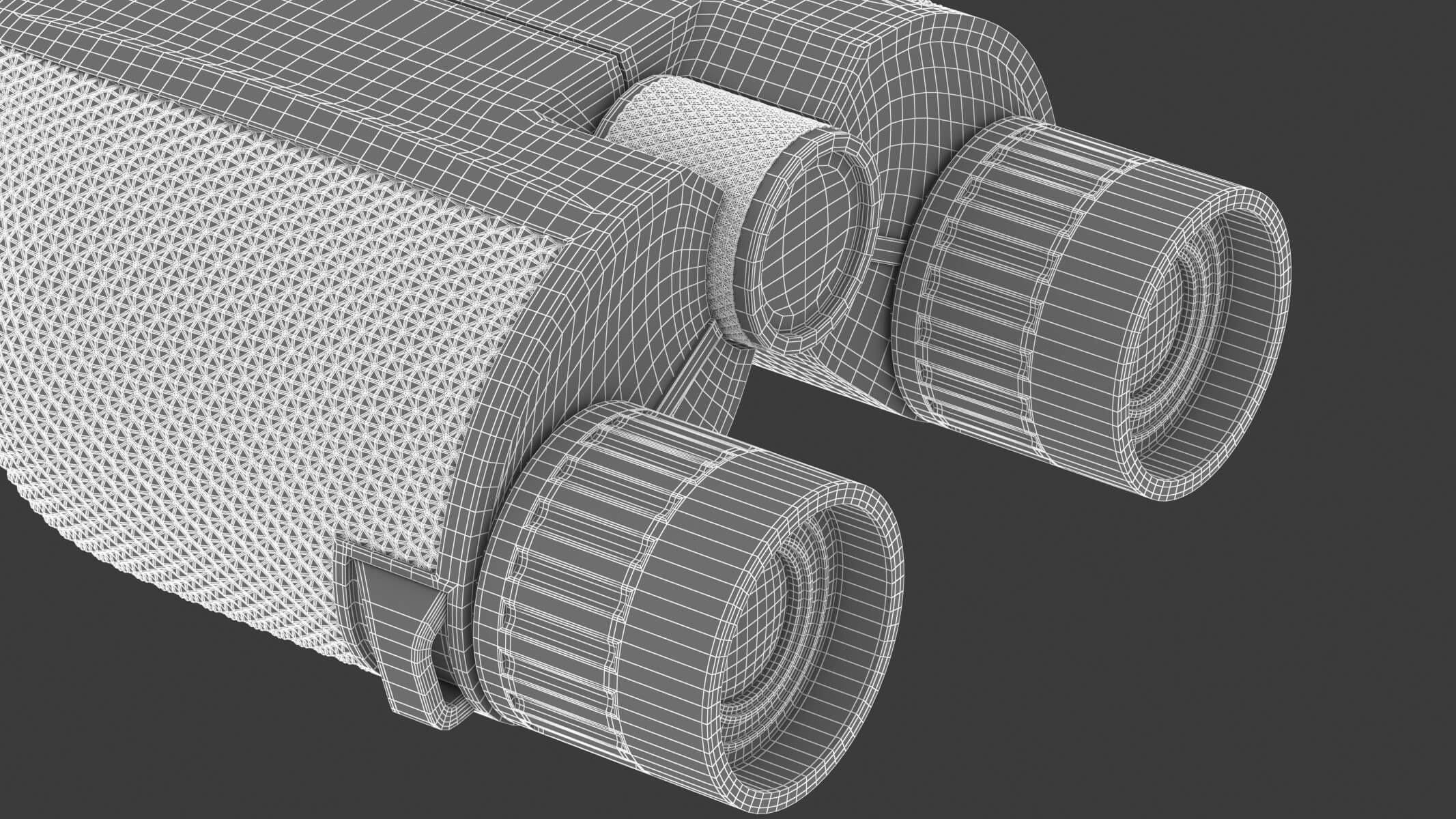 10x25mm Binocular - 3D Model by frezzy