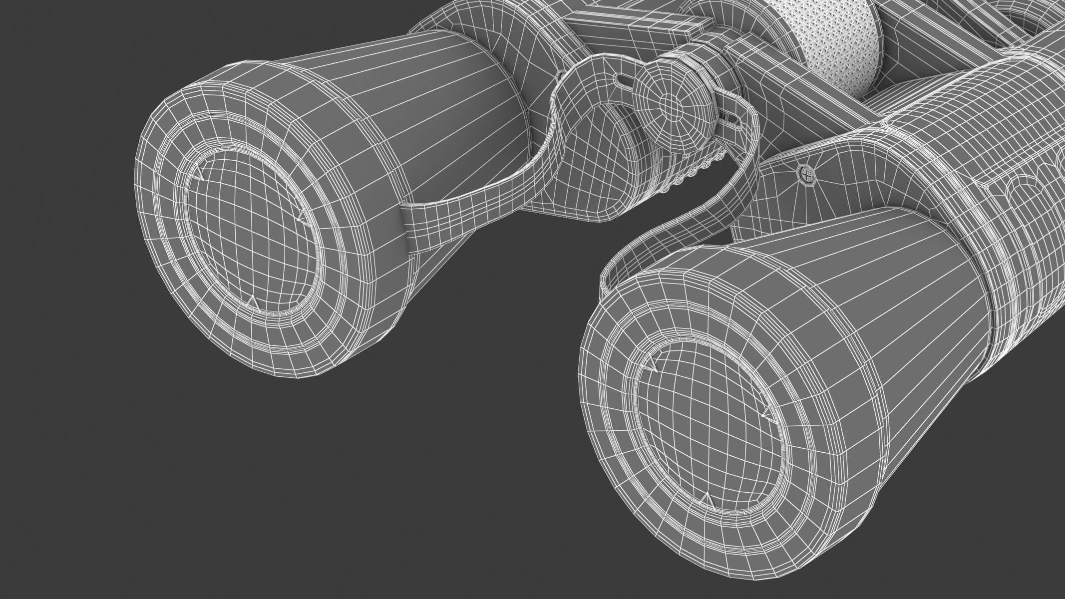 10x50mm Binocular - 3D Model by frezzy