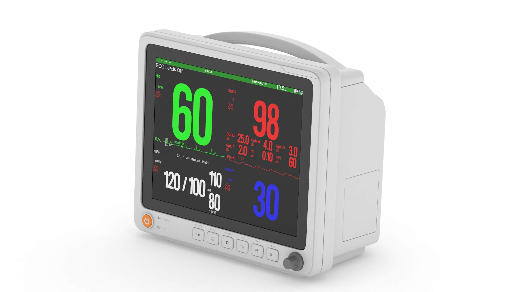 12 Inch Patient Monitor - 3D Model by frezzy