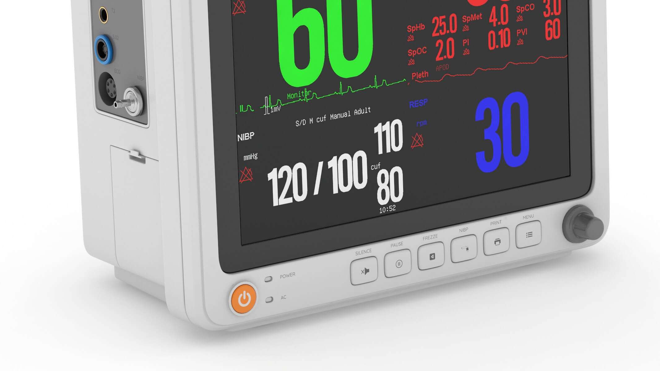 12 Inch Patient Monitor - 3D Model by frezzy
