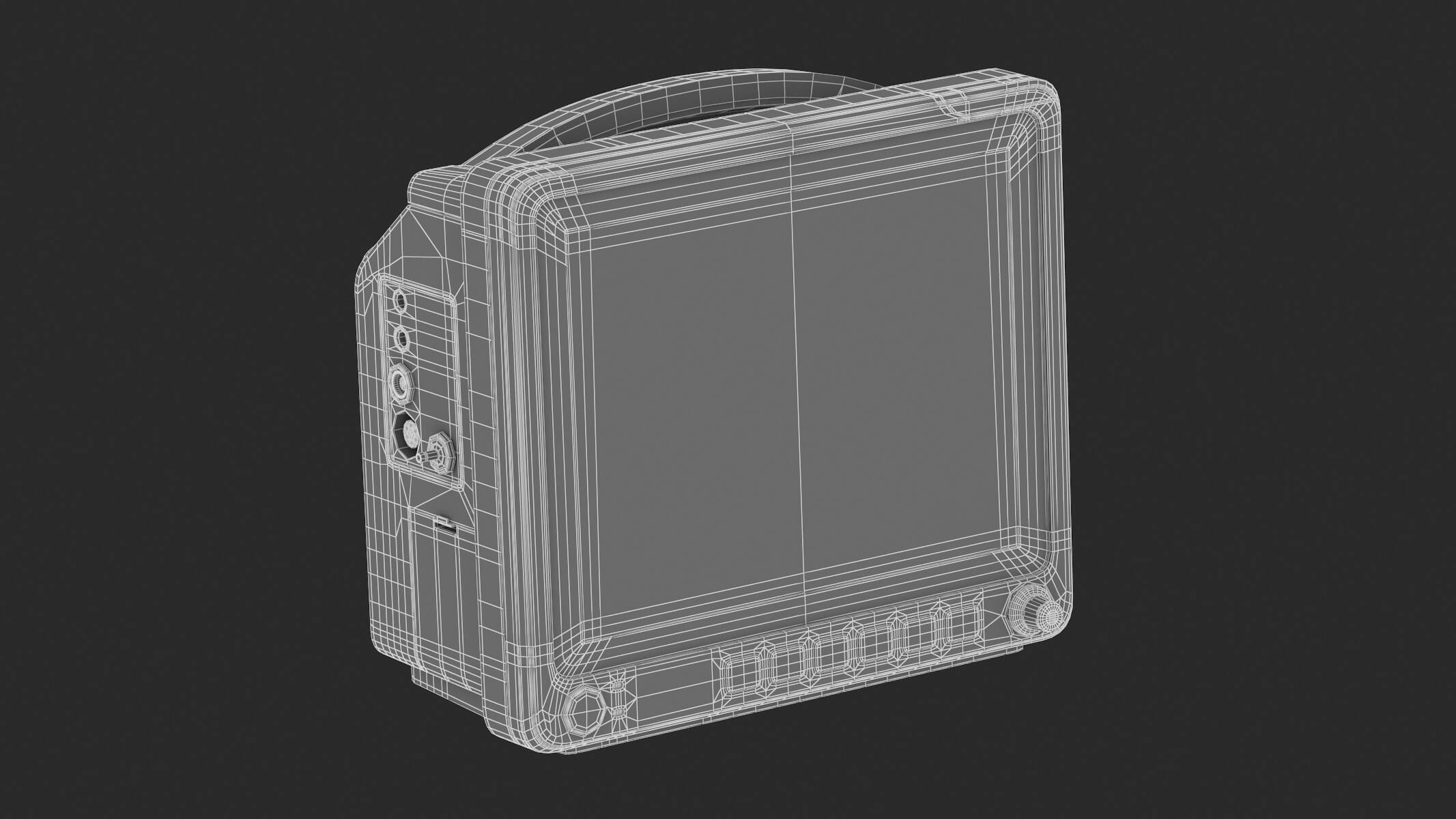 12 Inch Patient Monitor - 3D Model by frezzy