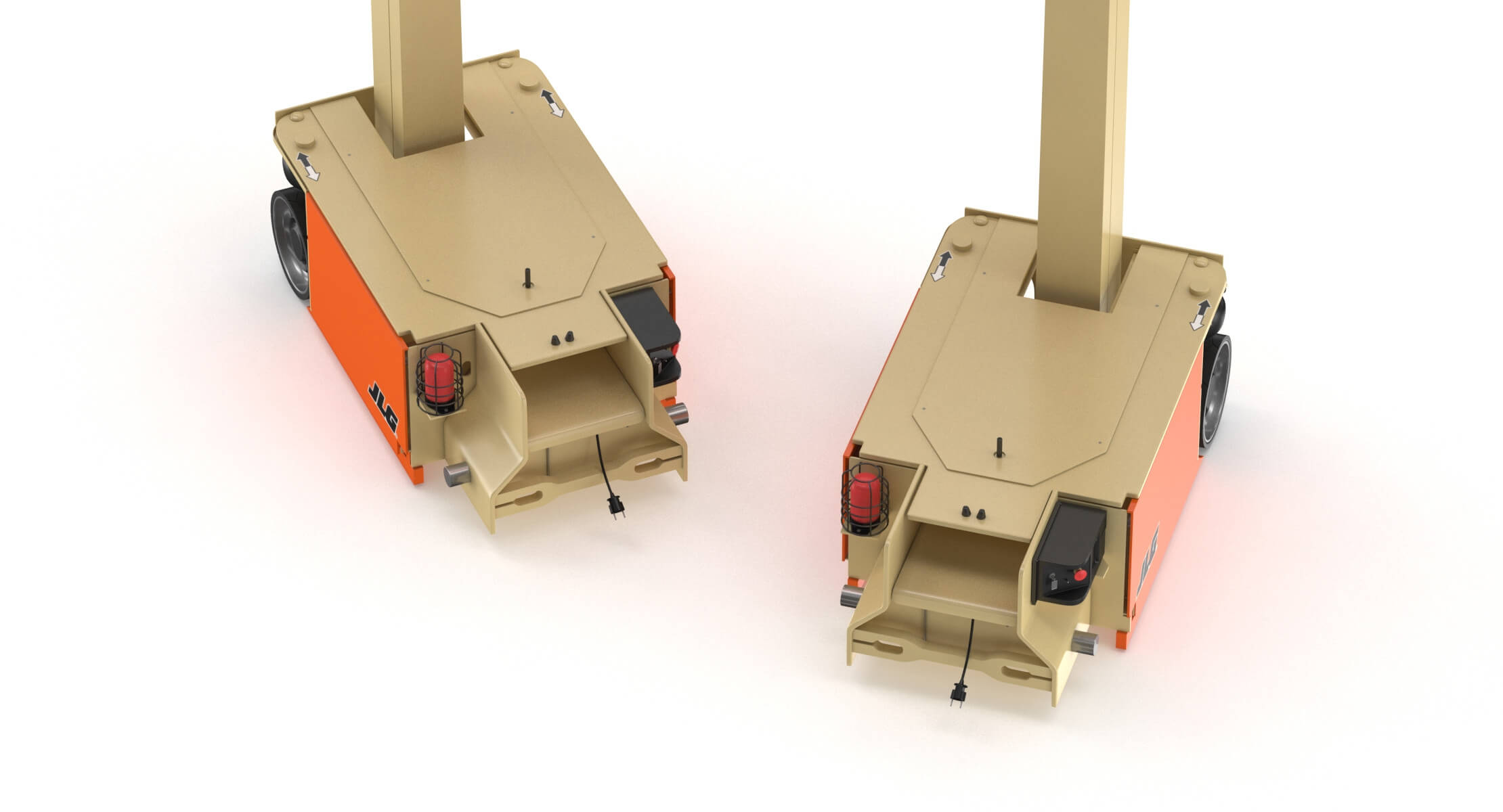 1230ES Driveable Vertical Mast Lift - 3D Model by frezzy