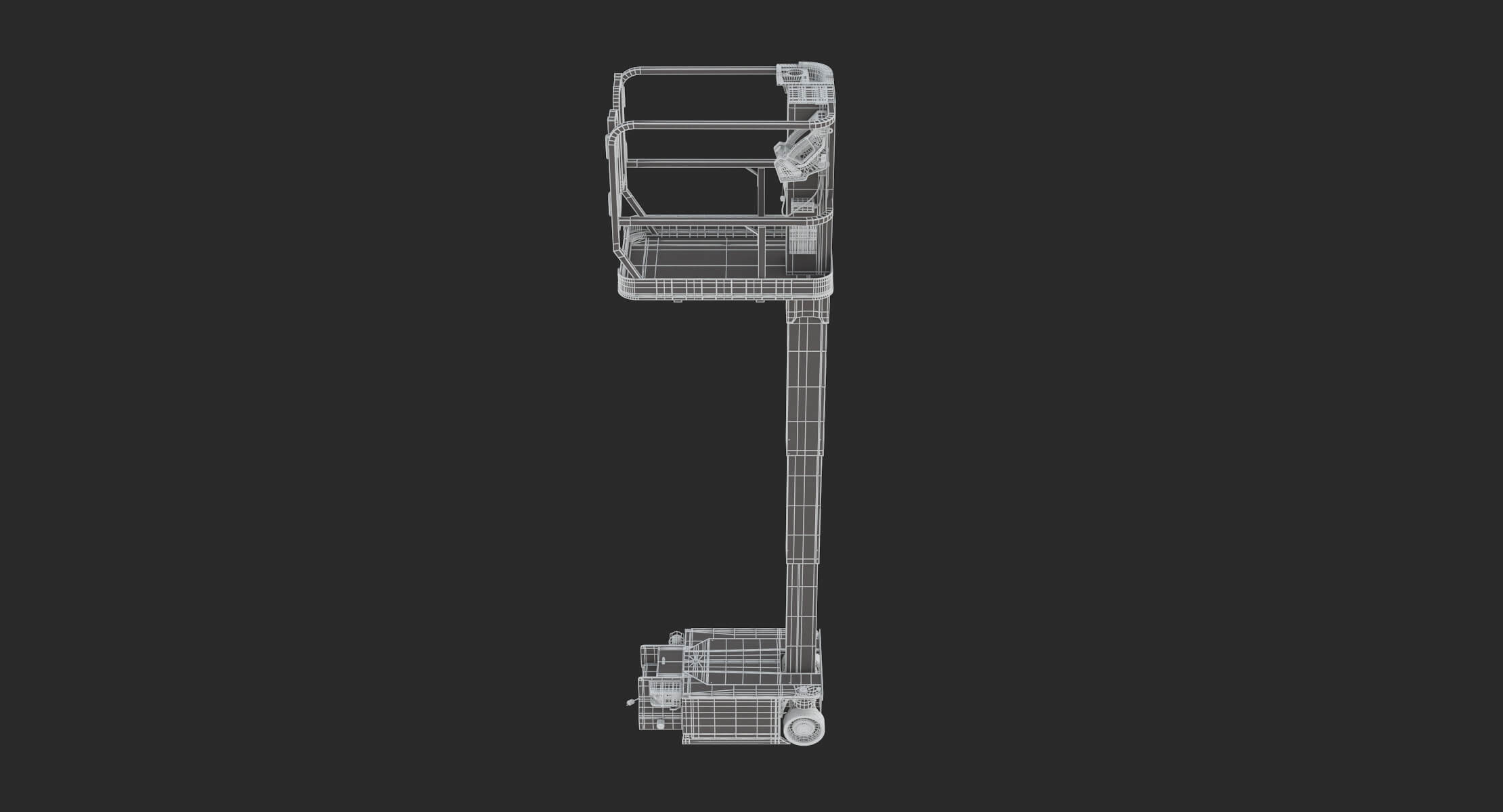 1230ES Driveable Vertical Mast Lift - 3D Model by frezzy