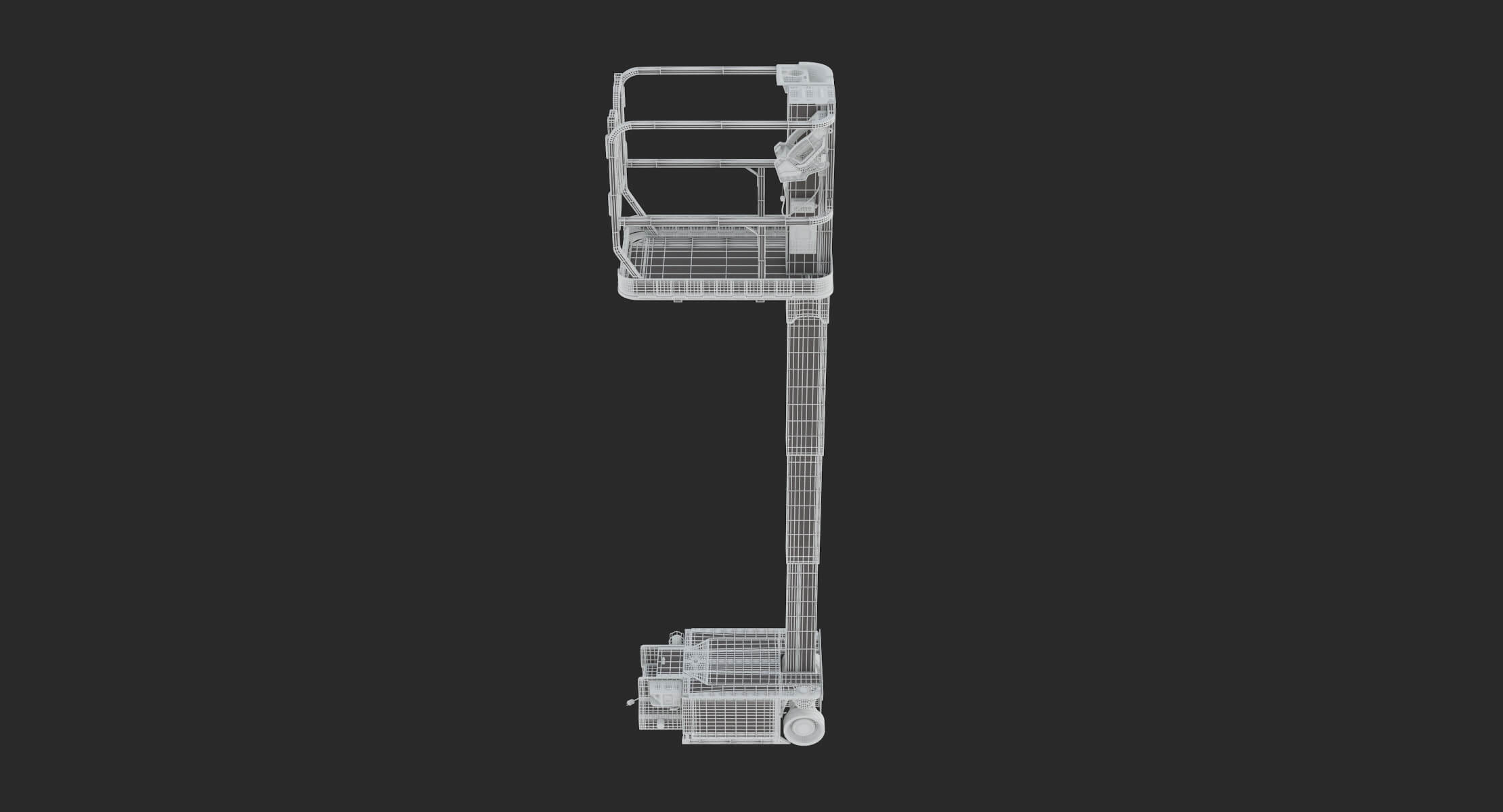 1230ES Driveable Vertical Mast Lift - 3D Model by frezzy