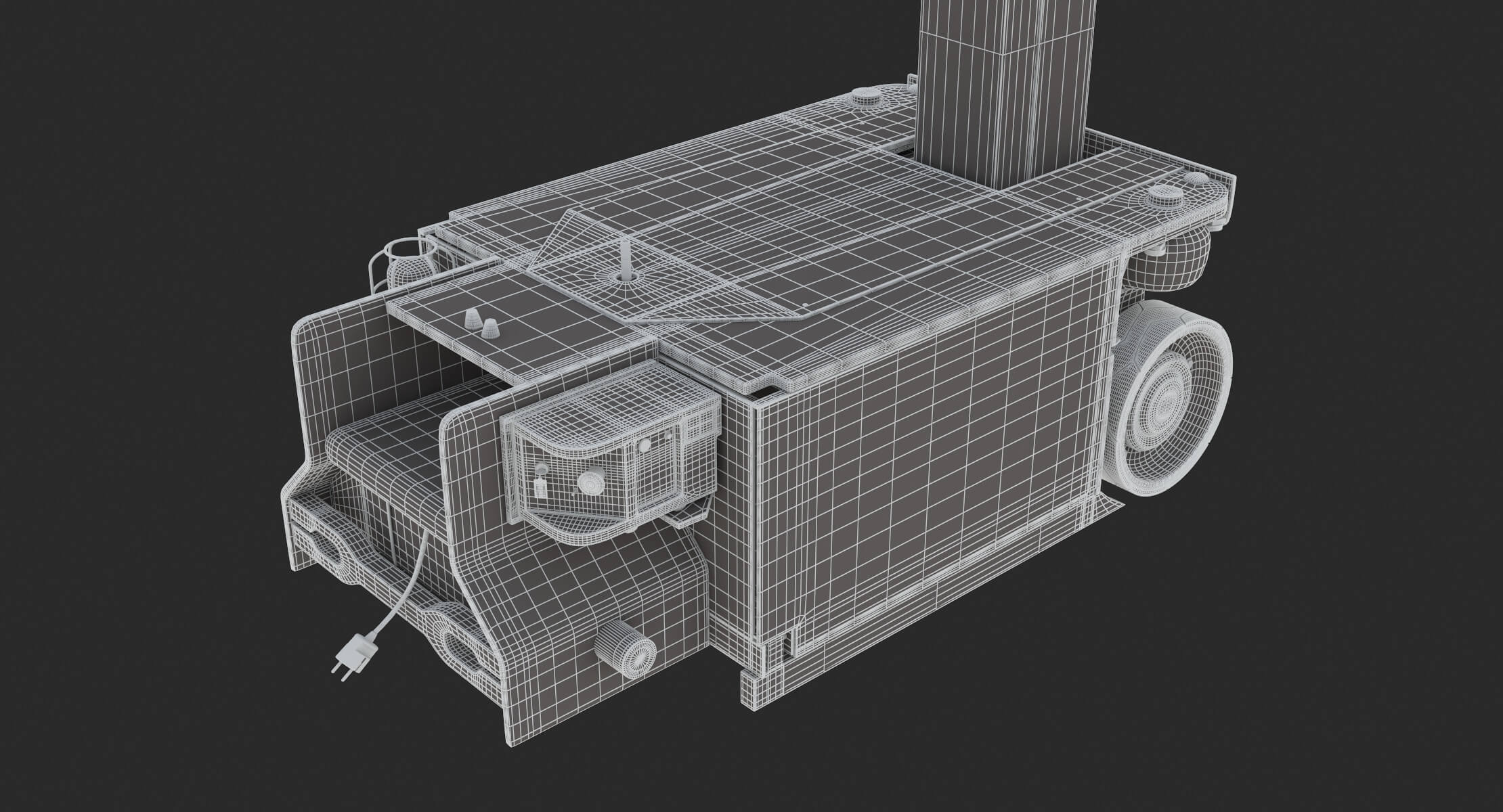 1230ES Driveable Vertical Mast Lift - 3D Model by frezzy