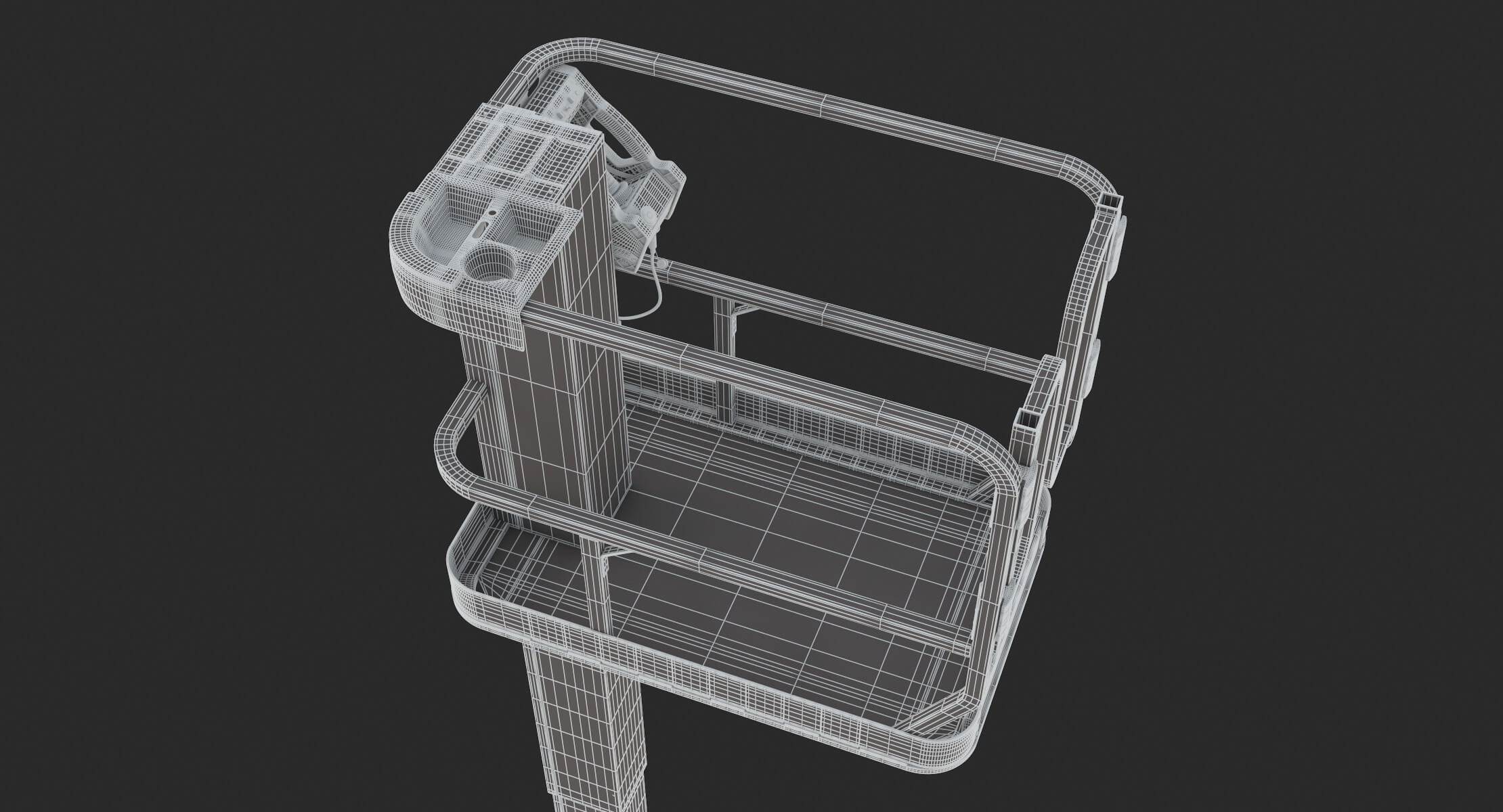 1230ES Driveable Vertical Mast Lift - 3D Model by frezzy