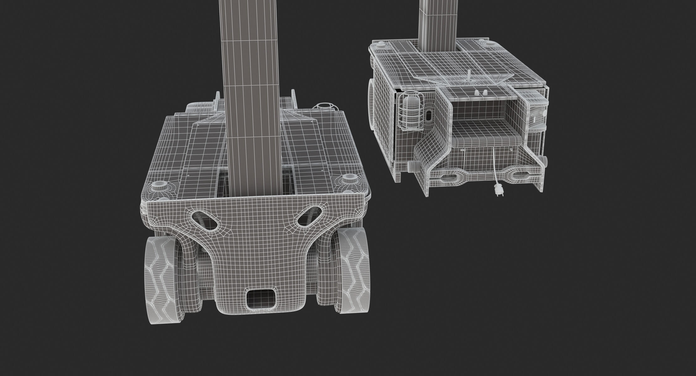 1230ES Driveable Vertical Mast Lift - 3D Model by frezzy