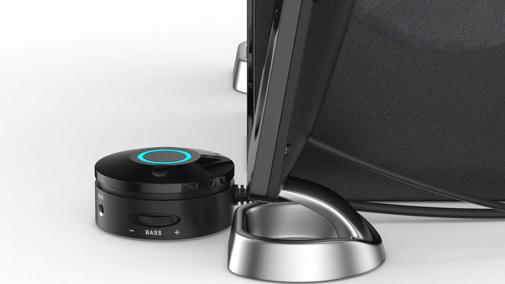 2.1 Speaker Sound System With Subwoofer and Control Pod - 3D Model by ...