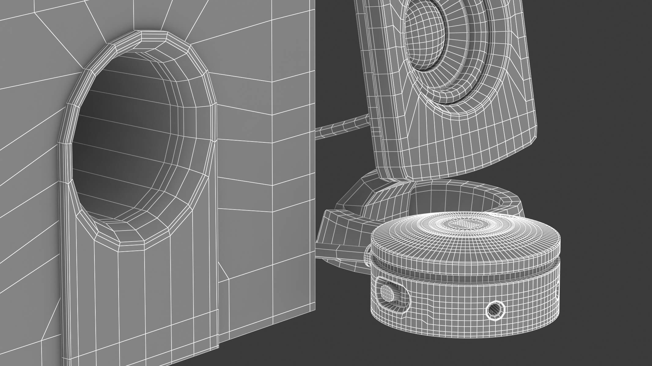 2.1 Speaker Sound System With Subwoofer and Control Pod - 3D Model by ...