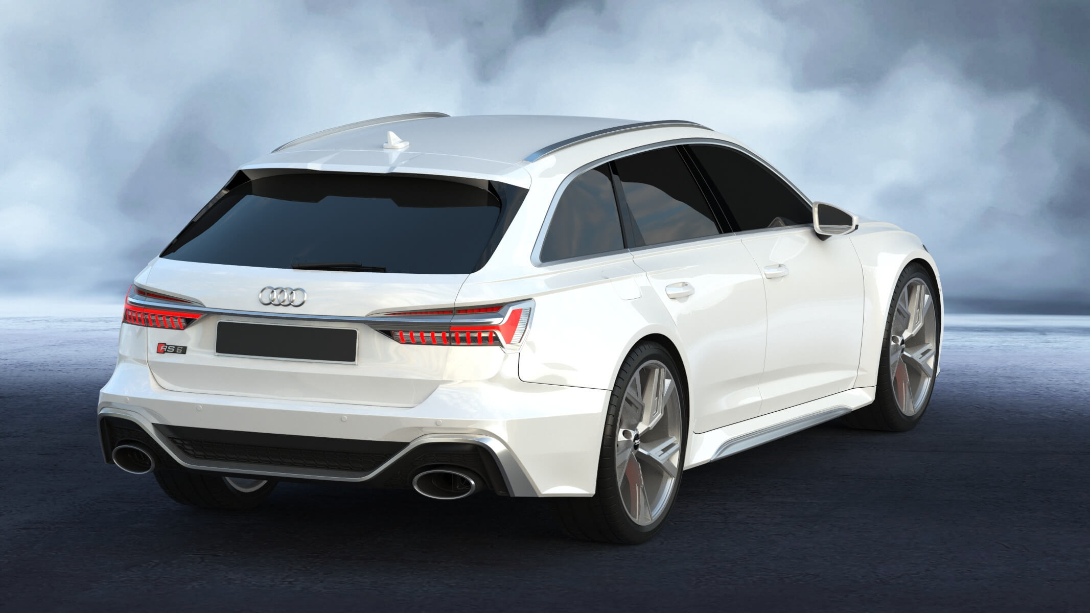 2020 Audi RS6 Avant - 3D Model by frezzy