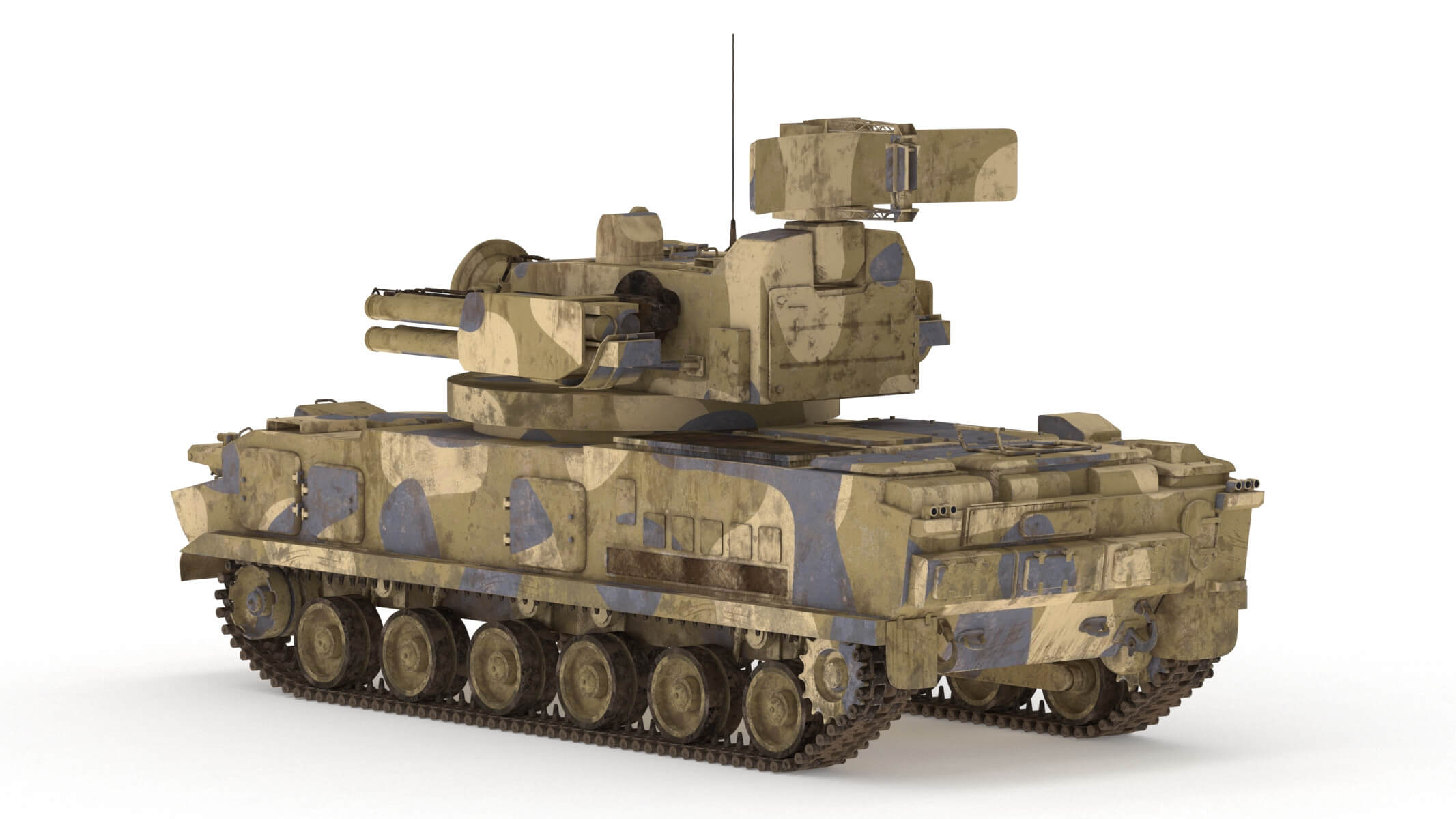 2K22 Tunguska - 3D Model by frezzy