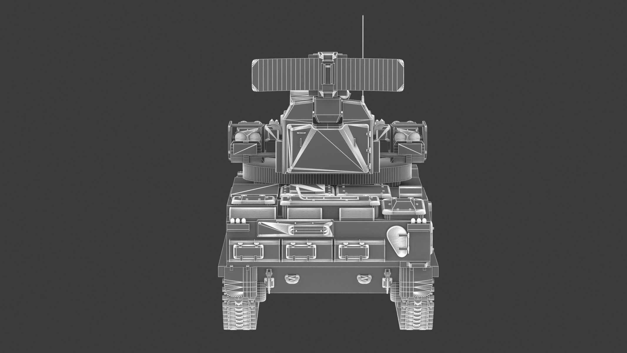 2K22 Tunguska - 3D Model by frezzy