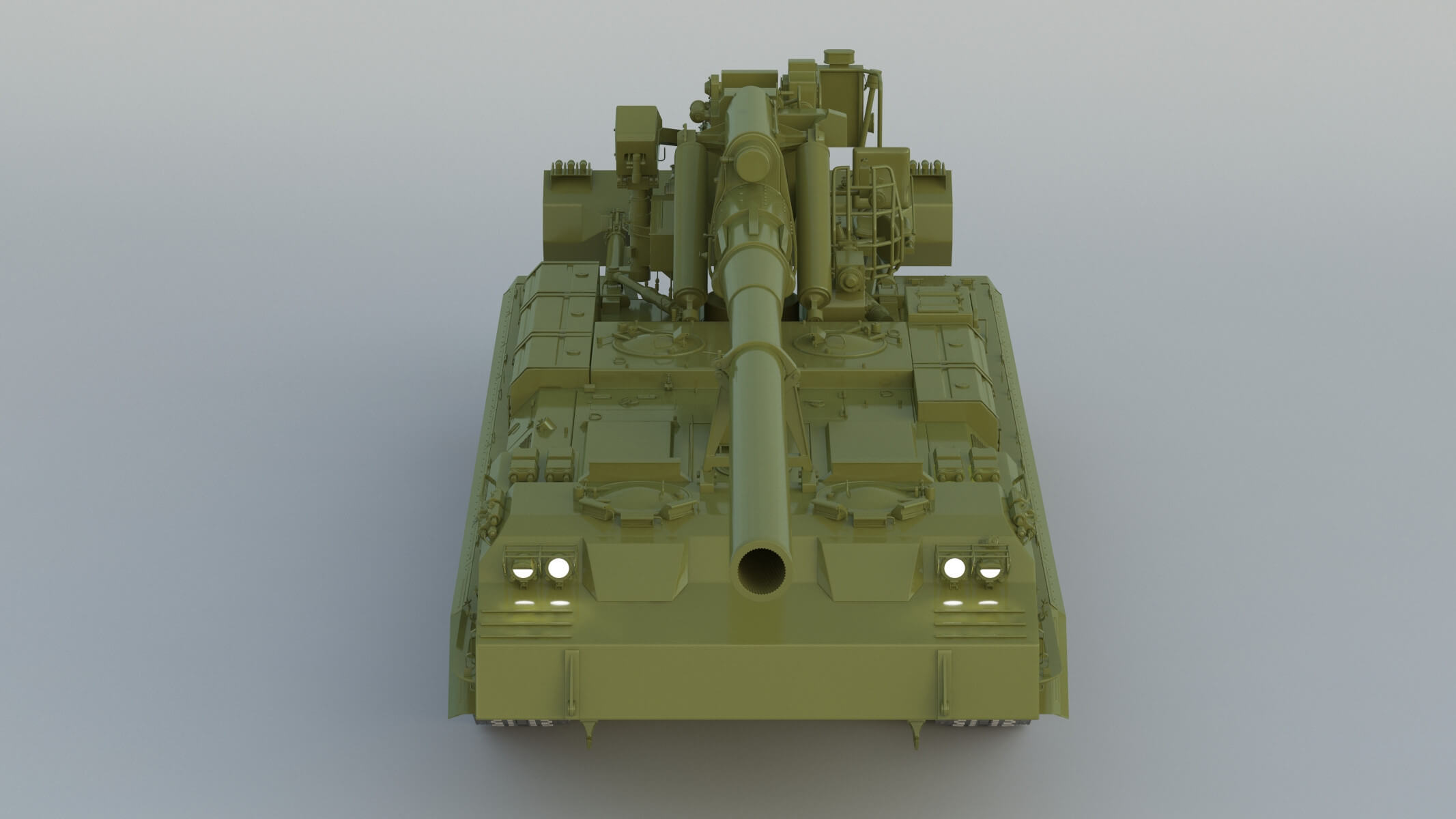 2S7 Pion - 3D Model by frezzy