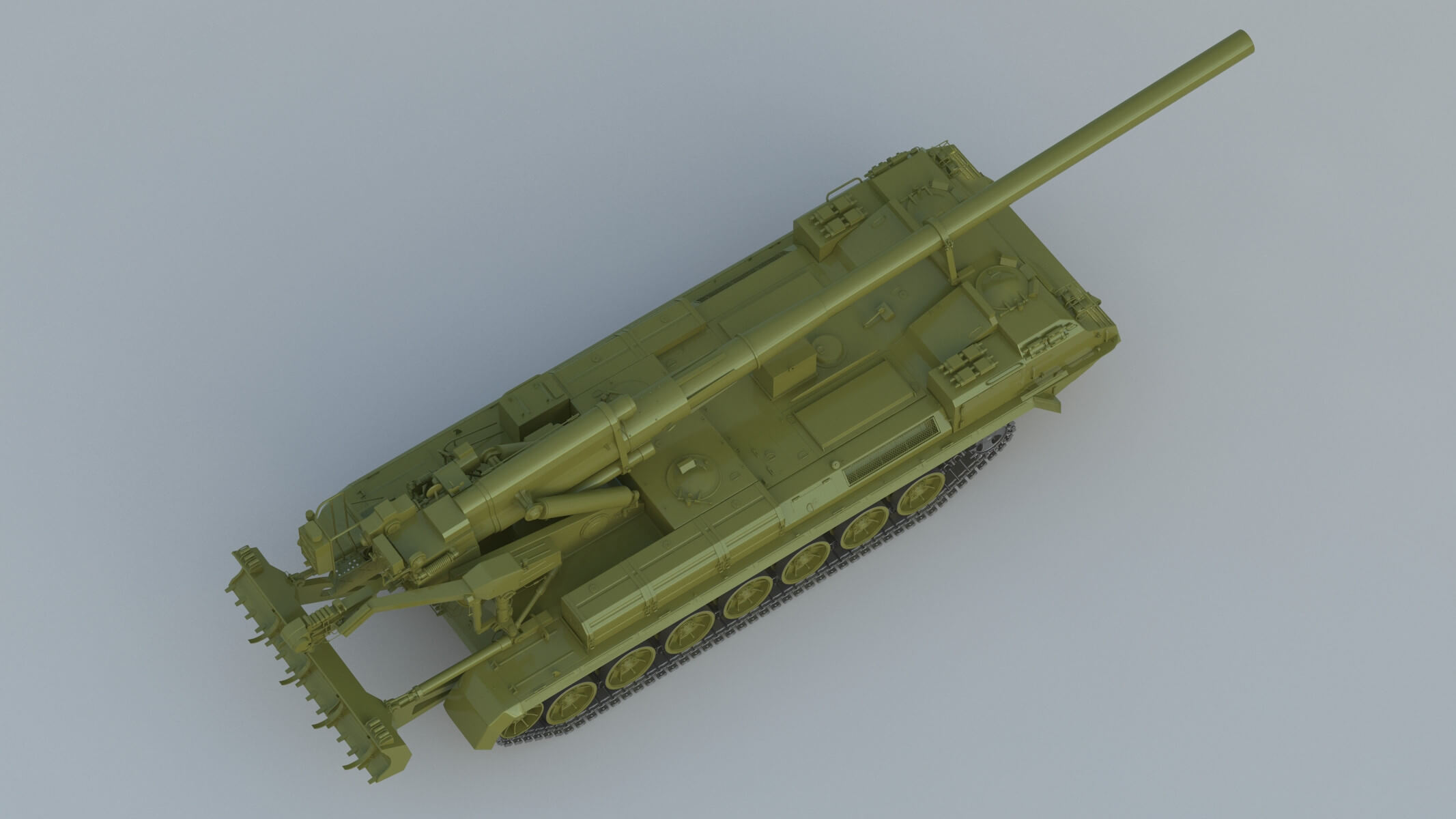 2S7 Pion - 3D Model by frezzy