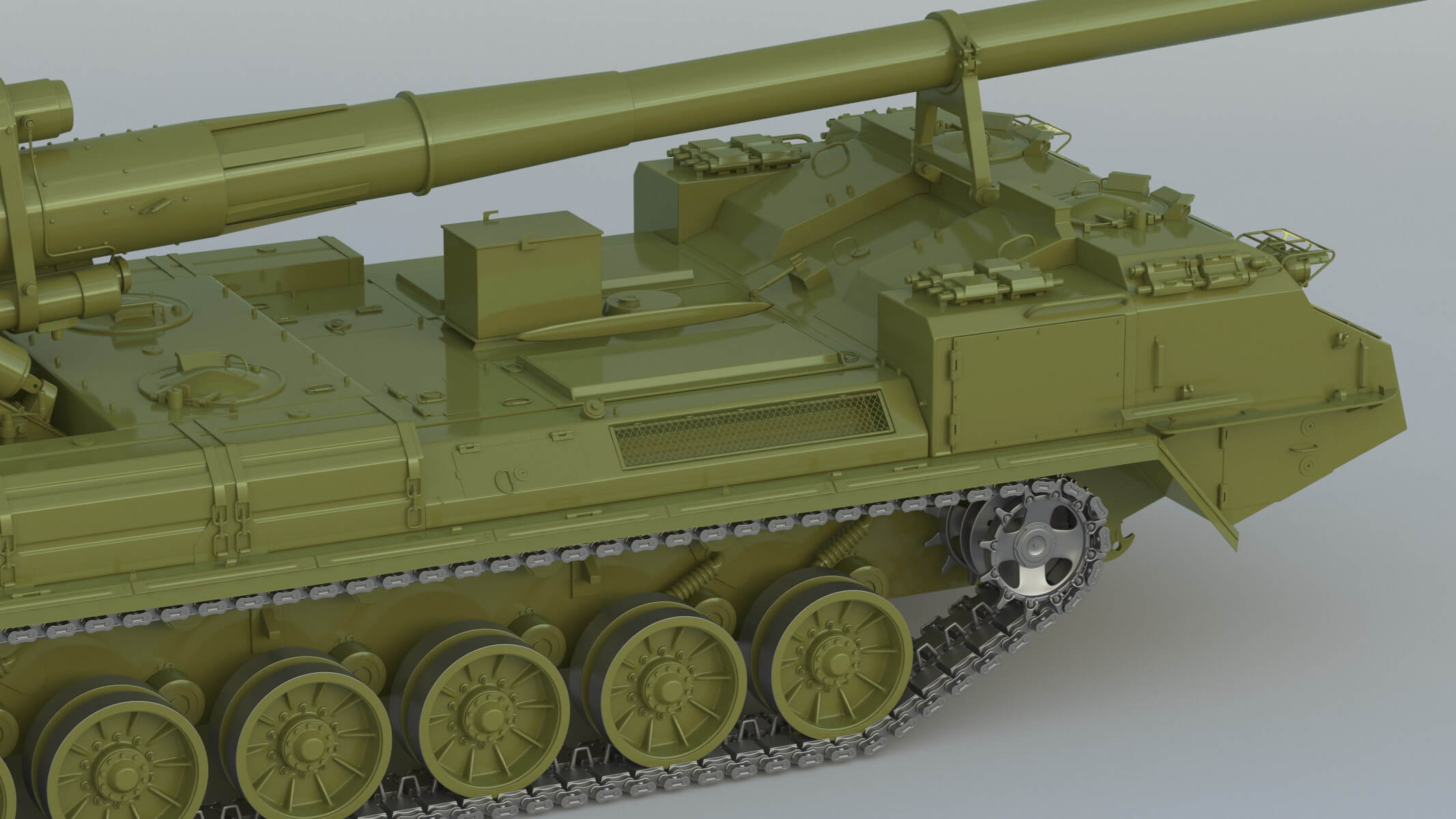 2S7 Pion - 3D Model by frezzy