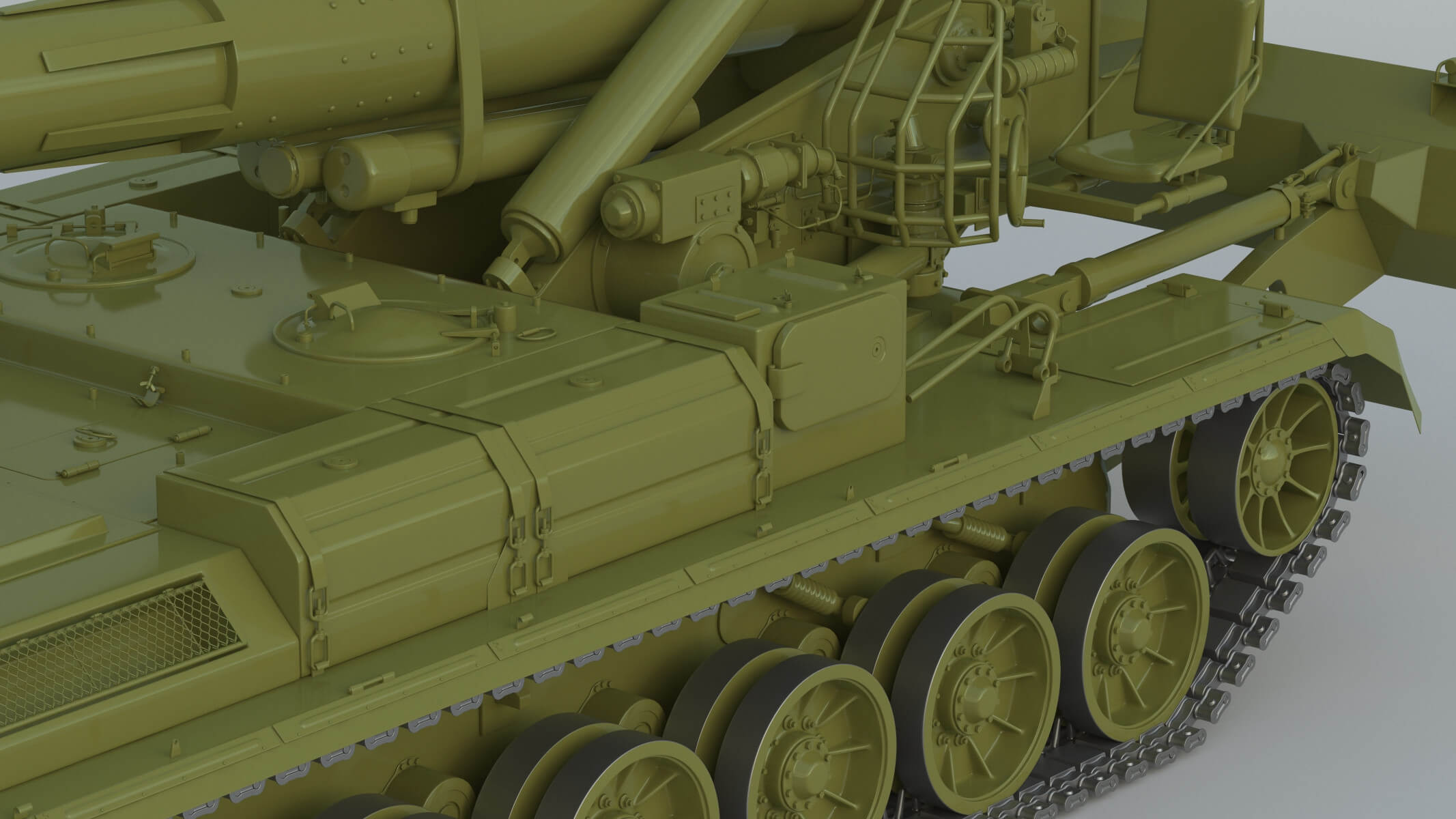 2S7 Pion - 3D Model by frezzy