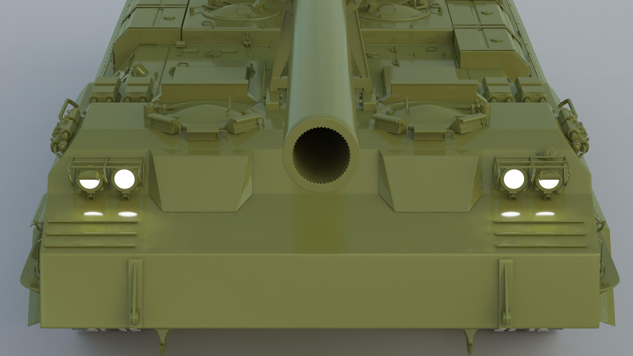 2S7 Pion - 3D Model by frezzy