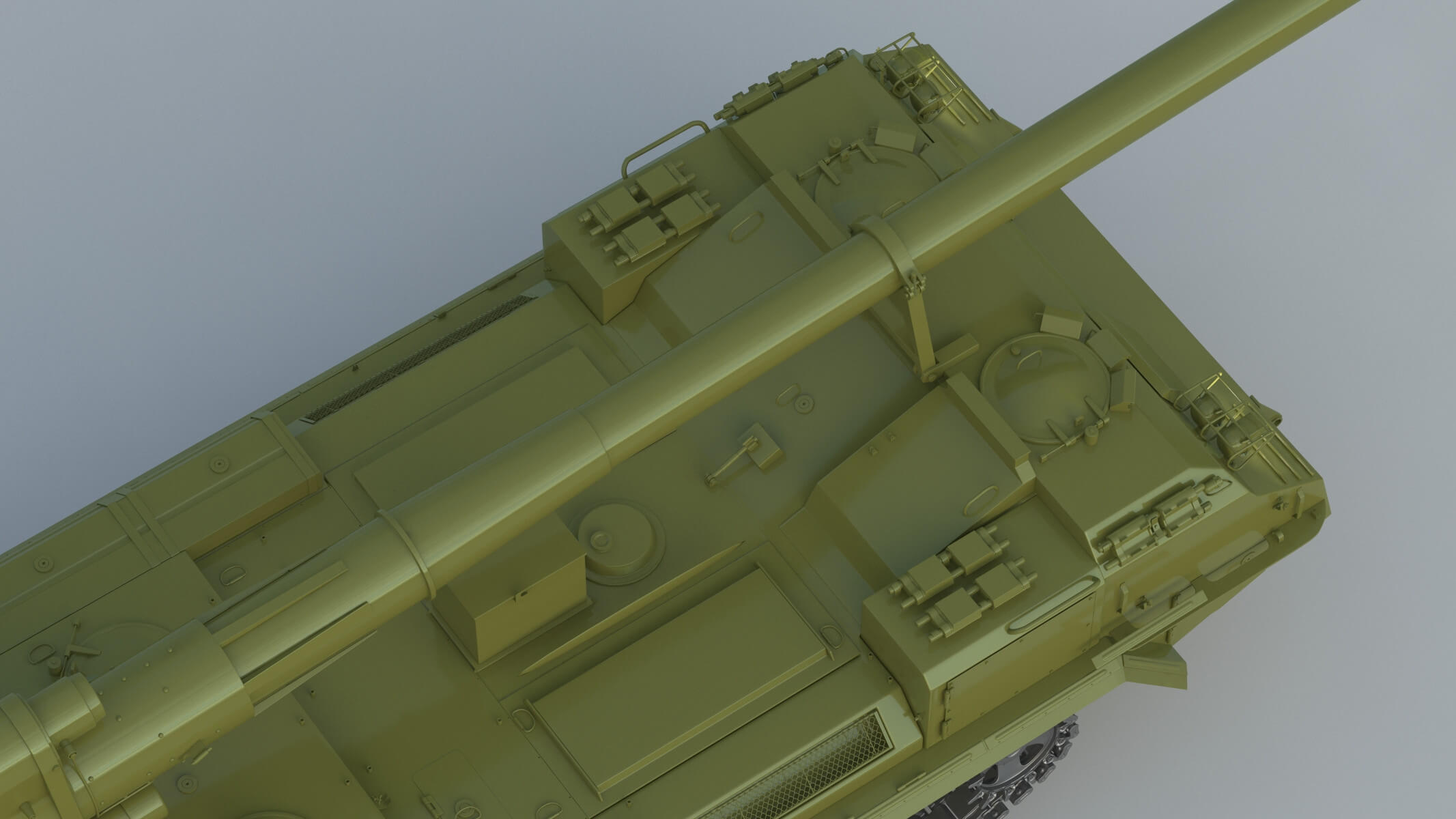 2S7 Pion - 3D Model by frezzy