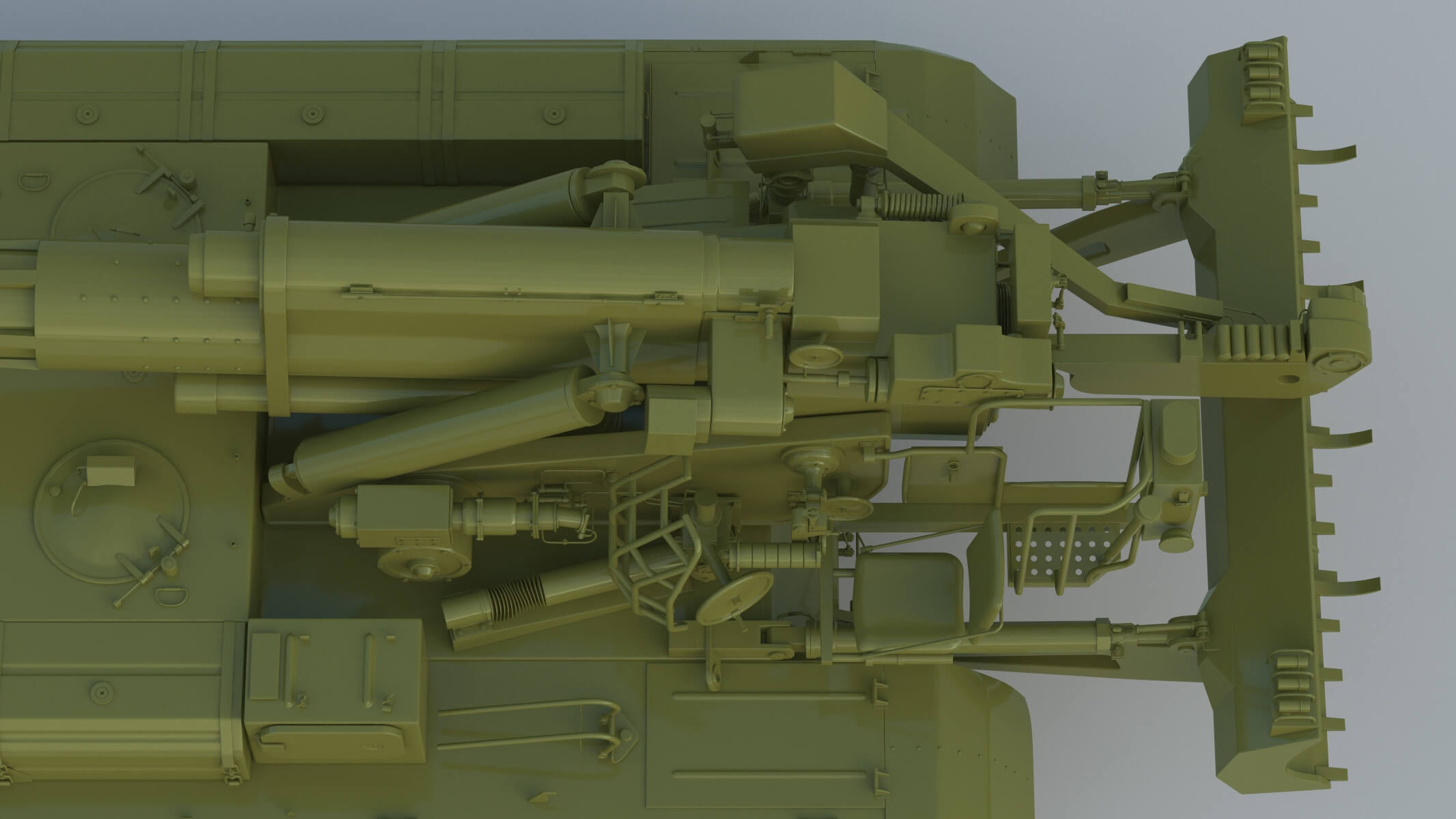 2S7 Pion - 3D Model by frezzy