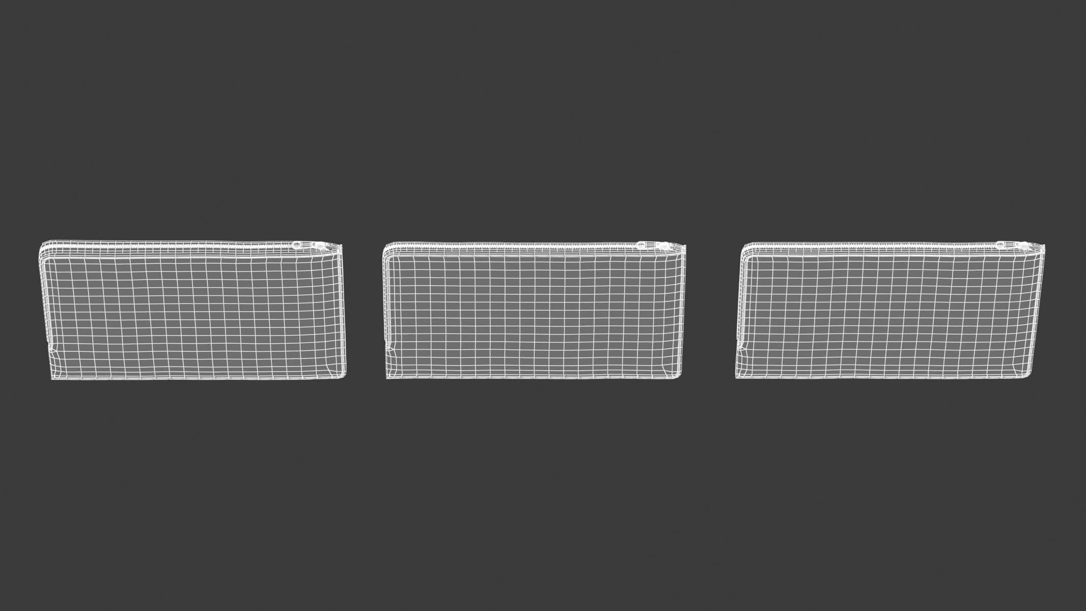 3 Laptop Cases Set Pink - 3D Model by frezzy