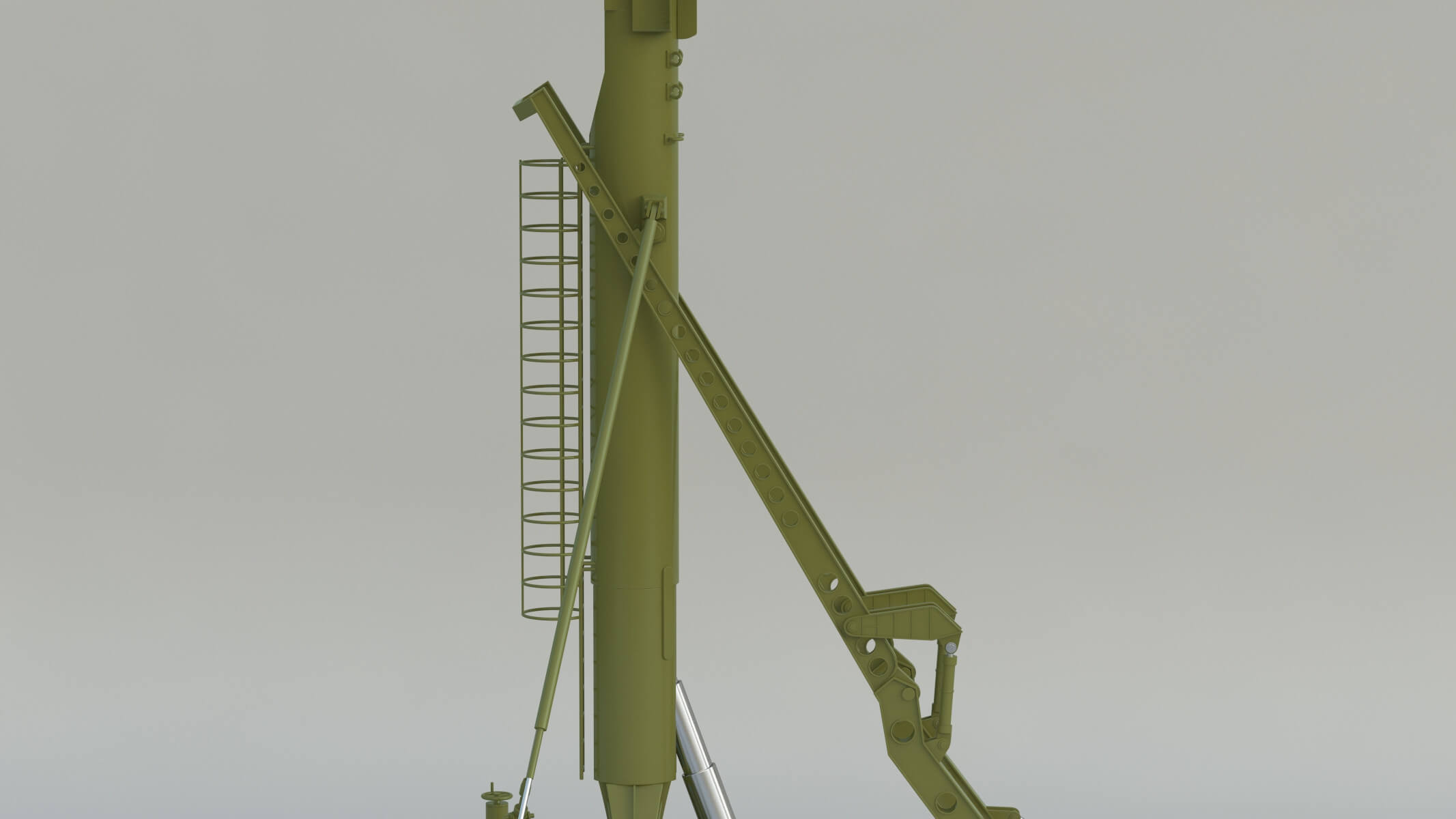 40V6M Flap Lid Mast Radar - 3D Model by frezzy